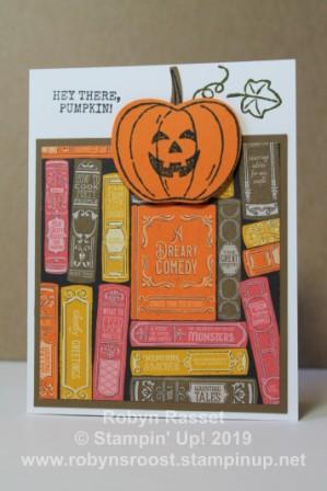 Hey There, Pumpkin – Halloween Card – Stamping@Robyn's Roost
