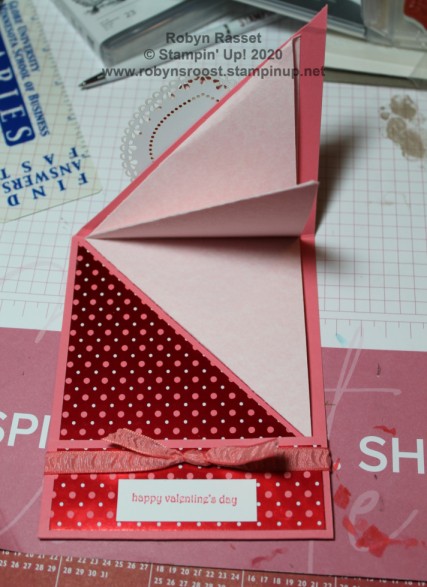 Diagonal Tuck Technique Valentine – Stamping@Robyn's Roost