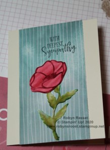 Peaceful Poppy Napkin Die Cut Technique – Stamping@Robyn's Roost