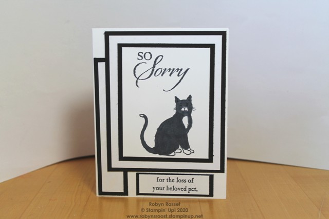 Pet Sympathy Cards – Stamping@Robyn's Roost