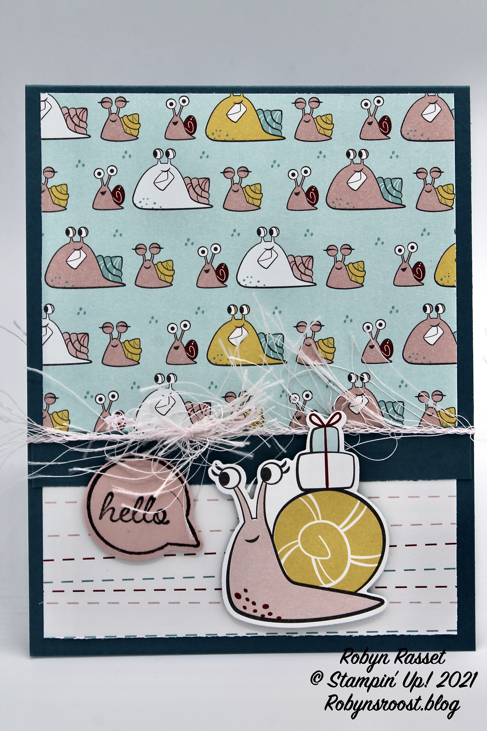 Snailed It Quick and Easy Card – Stamping@Robyn's Roost