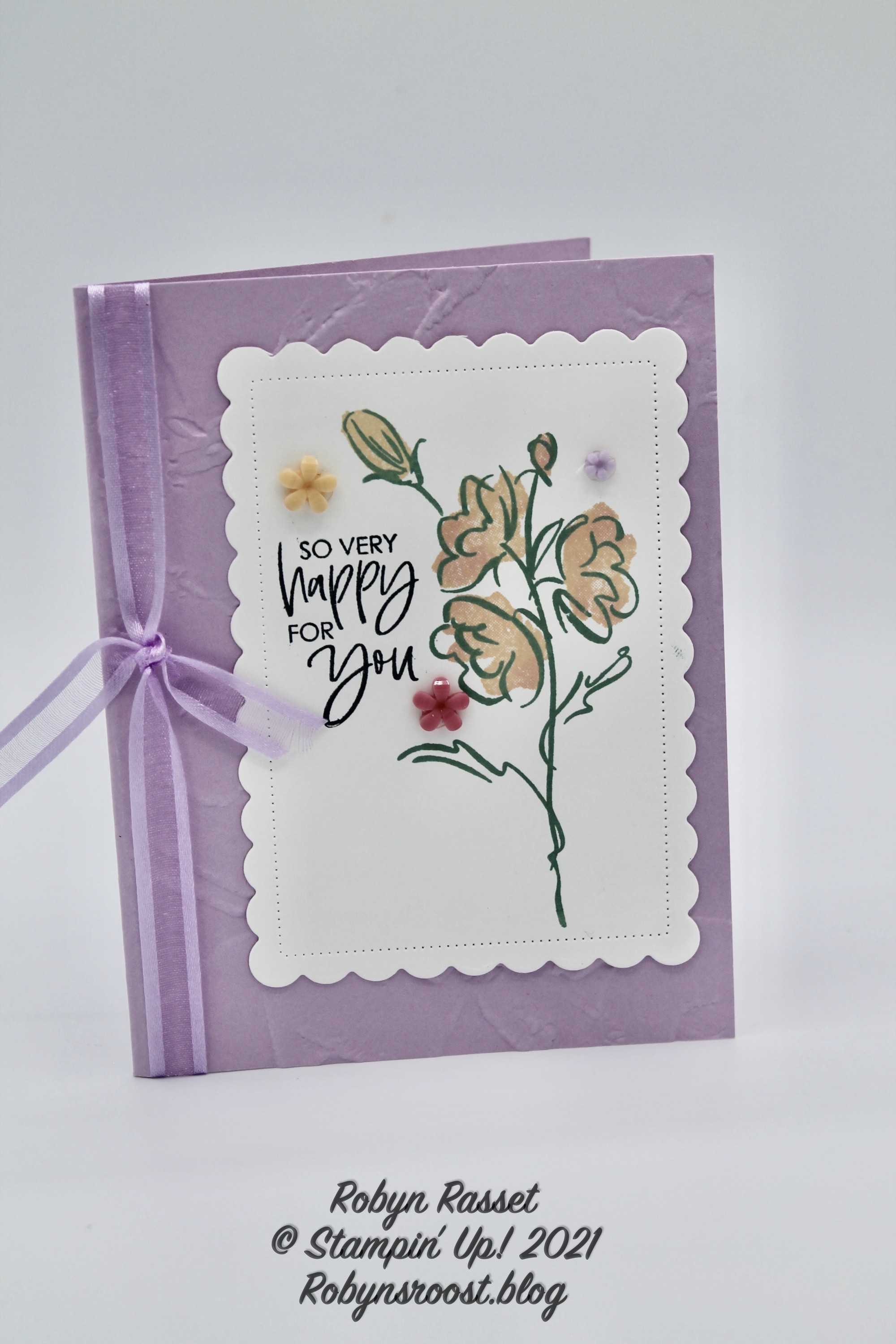 Flower Flourish Embellishments – Stamping@Robyn's Roost