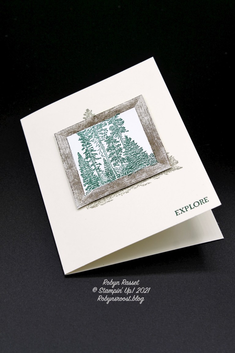 Simple Nature Card – Stamping@Robyn's Roost