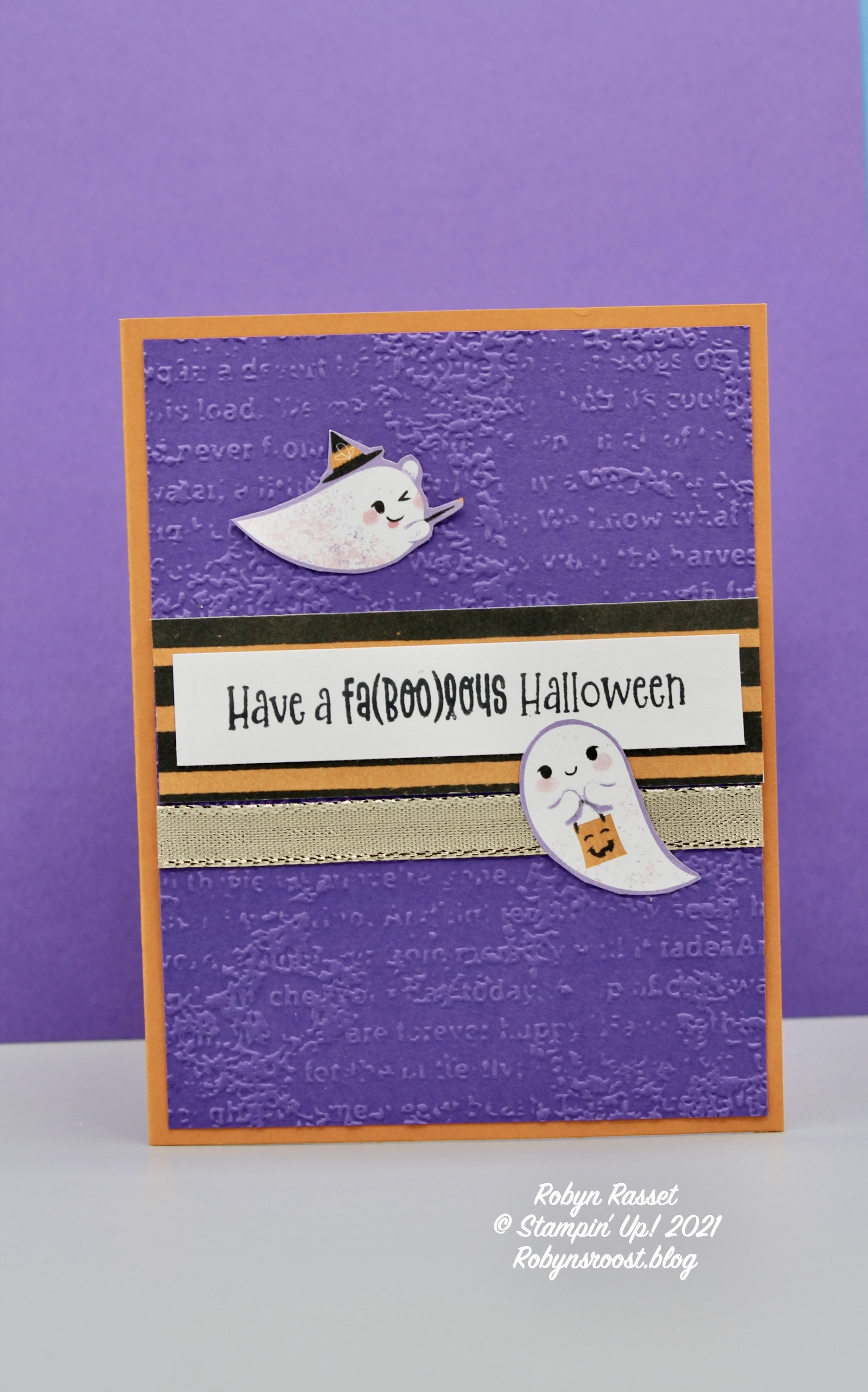 FaBOOlous Halloween Card – Stamping@Robyn's Roost