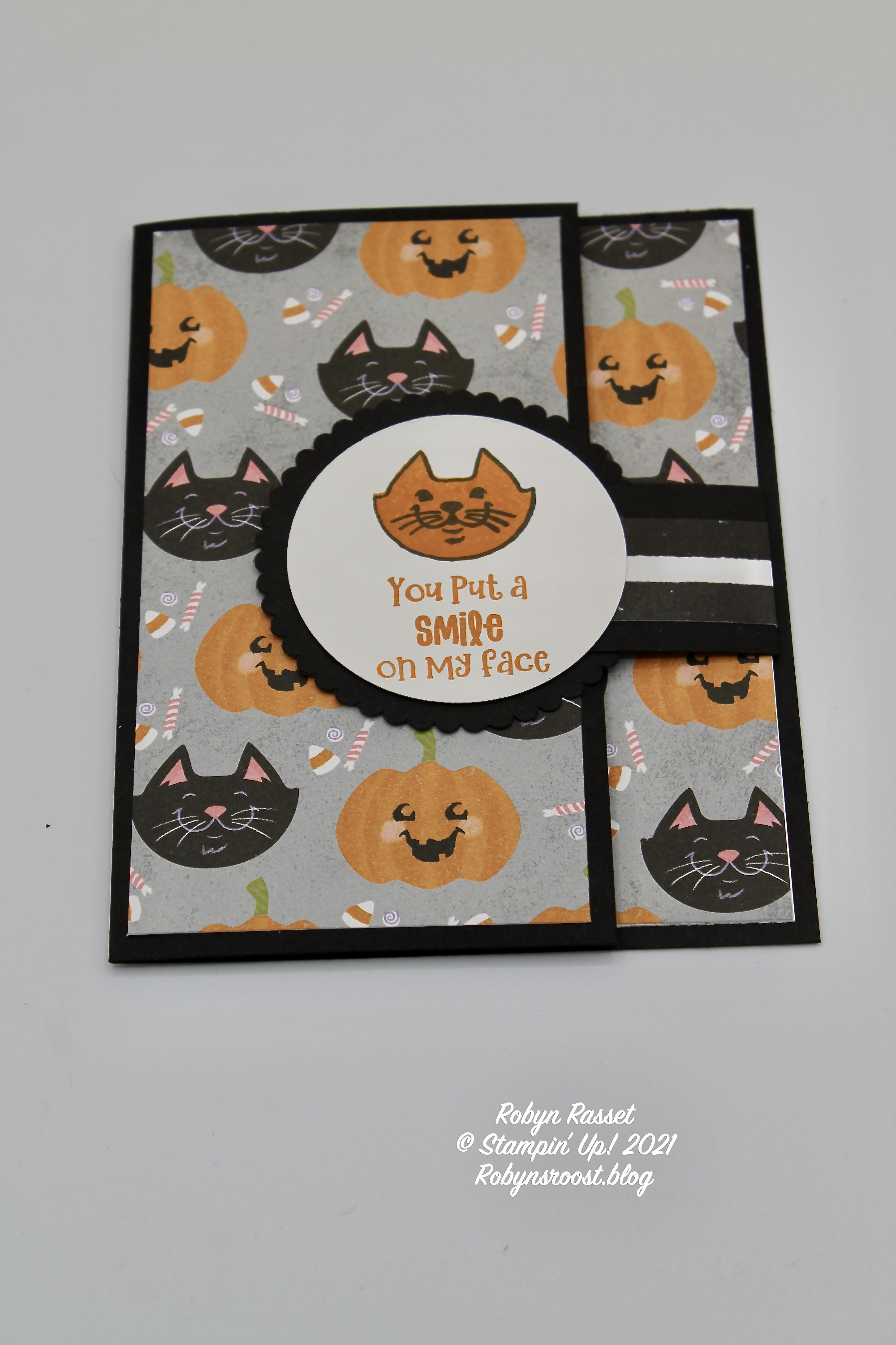 Cutest Halloween Fun Fold – Stamping@Robyn's Roost