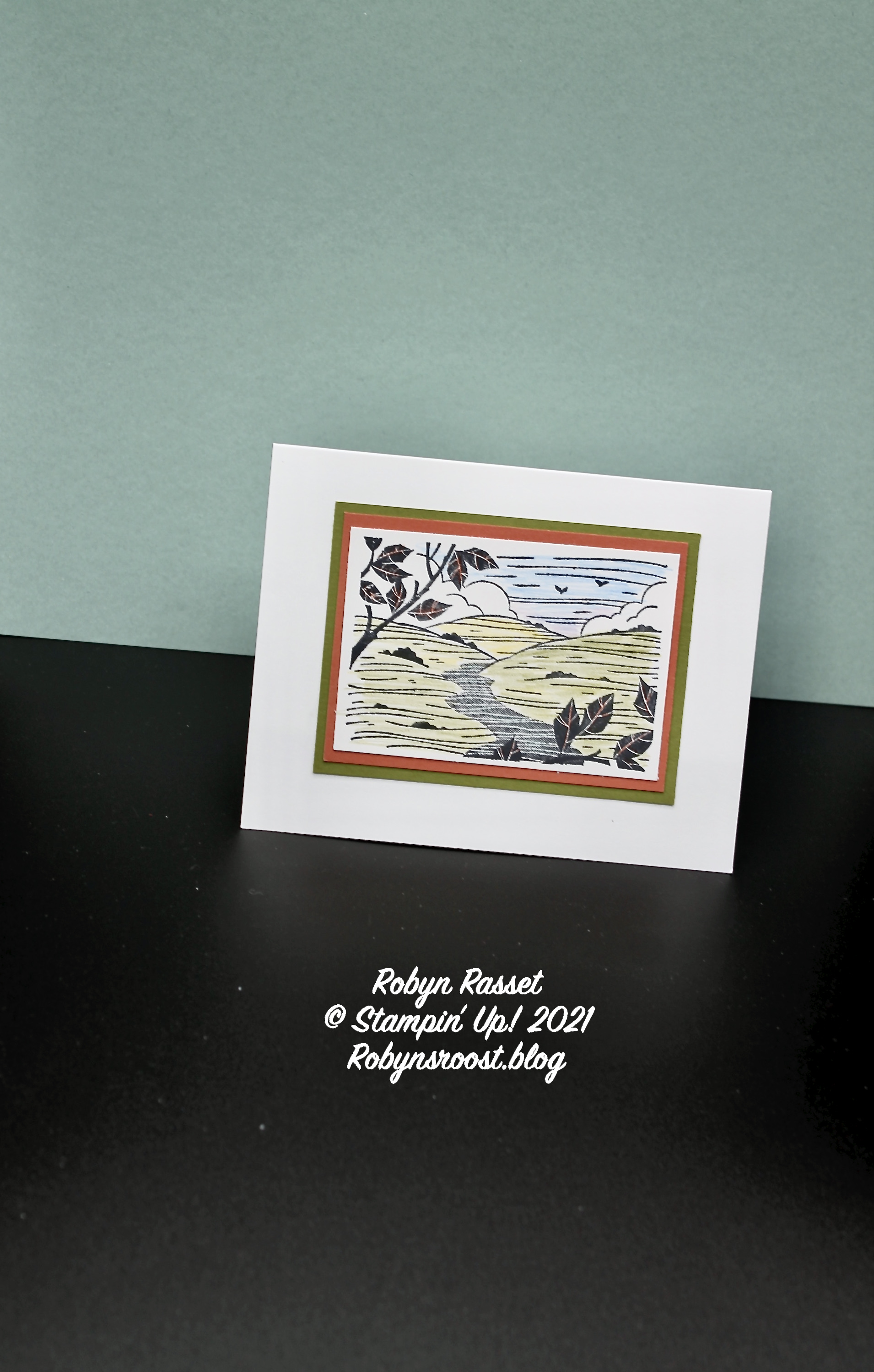 Better Places Note Card – Stamping@Robyn's Roost