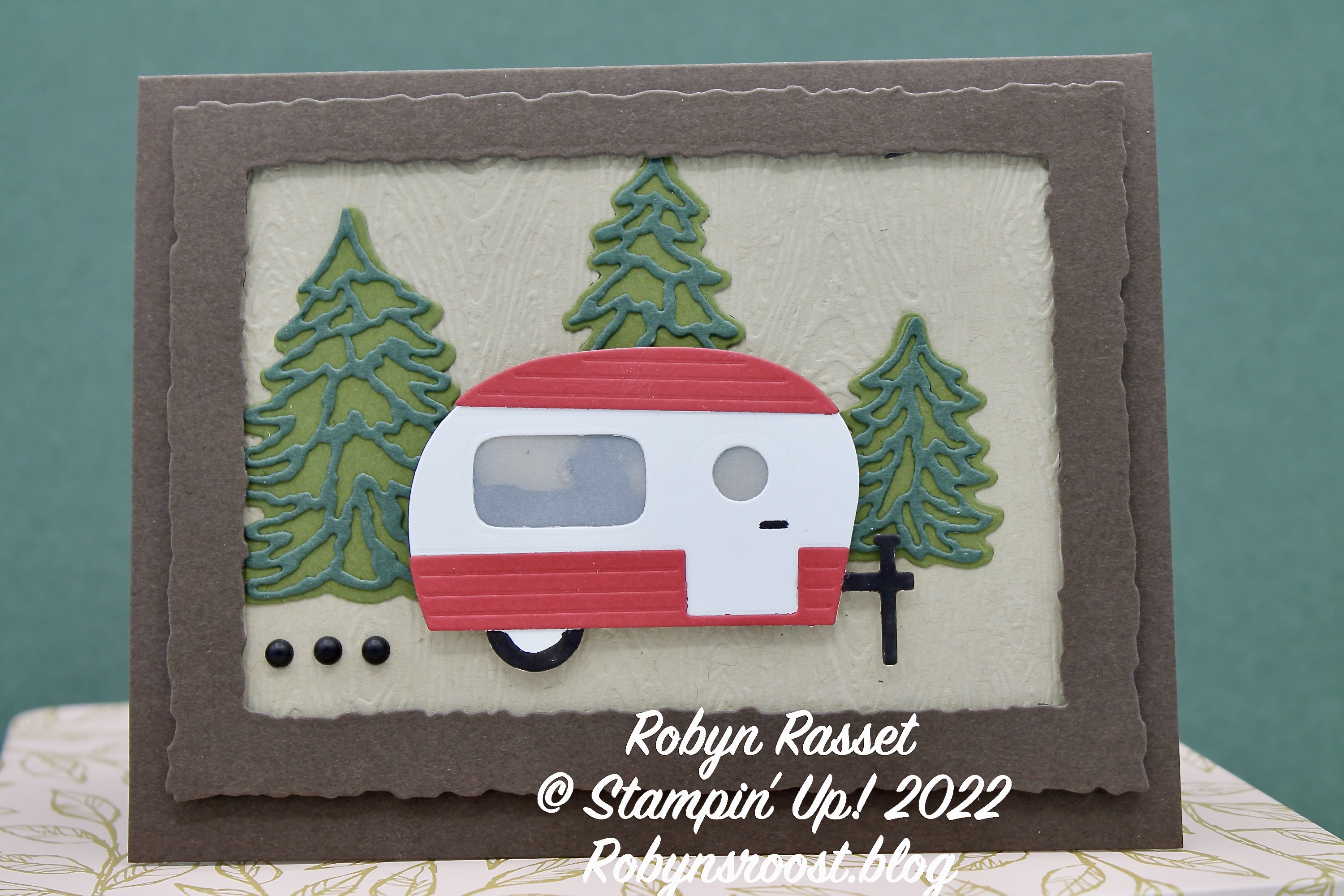 Retro Camper Card – Stamping@Robyn's Roost
