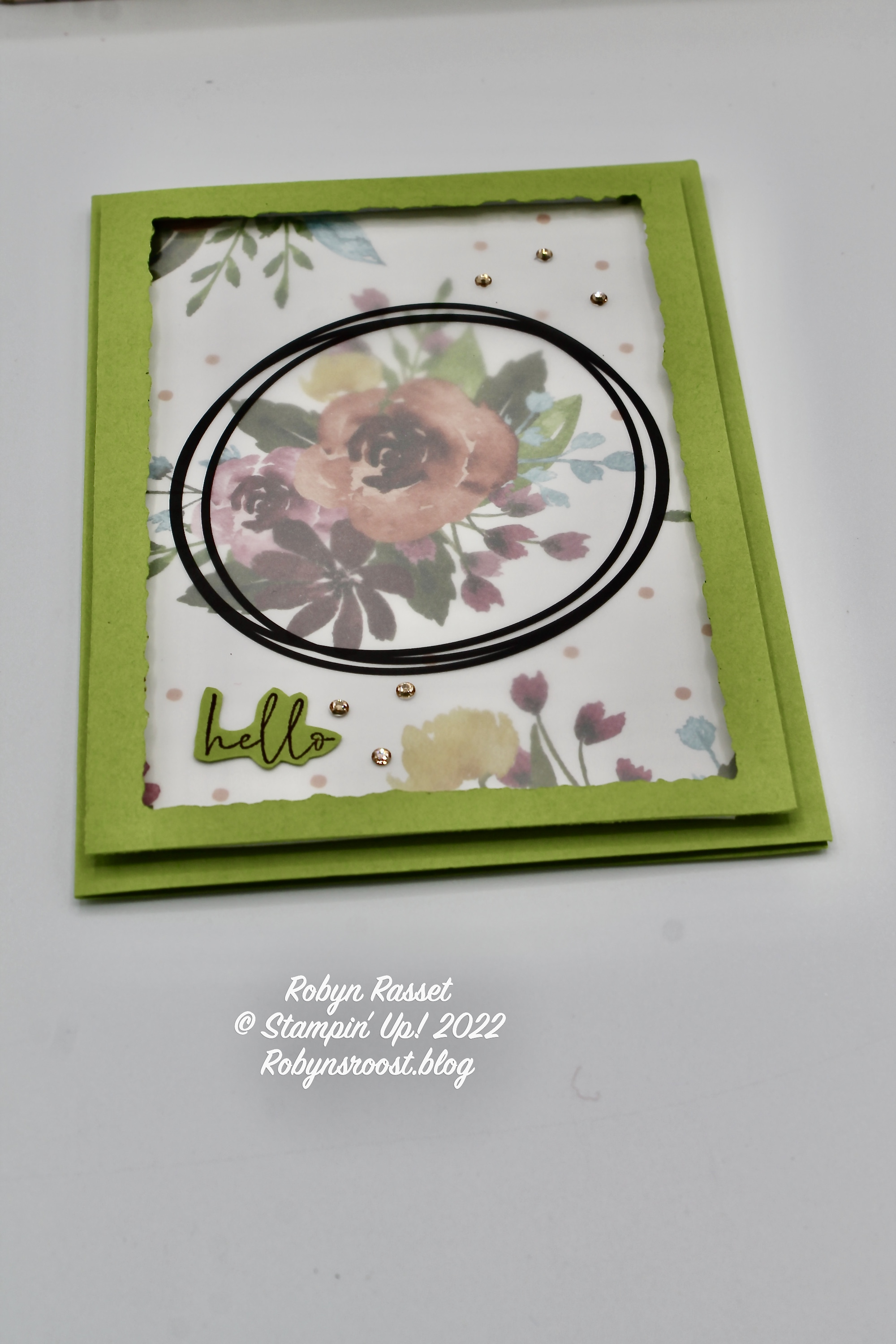 Framed Flowers – Stamping@Robyn's Roost