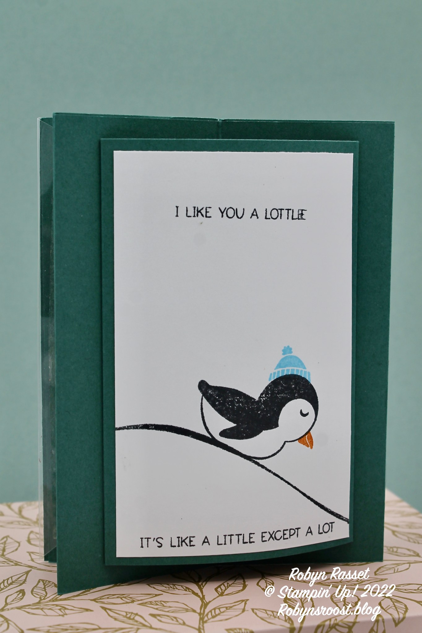 Penguin Bendi Card – Stamping@Robyn's Roost