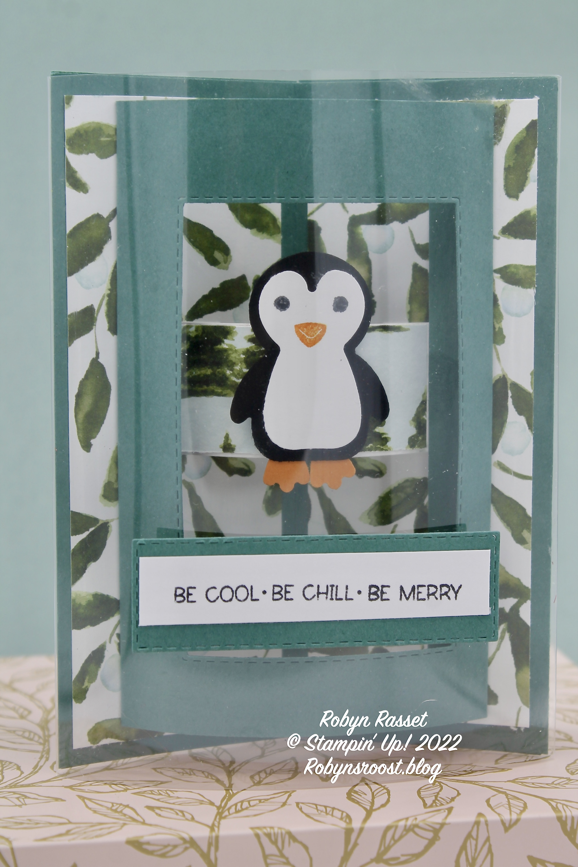 Penguin Bendi Card – Stamping@Robyn's Roost
