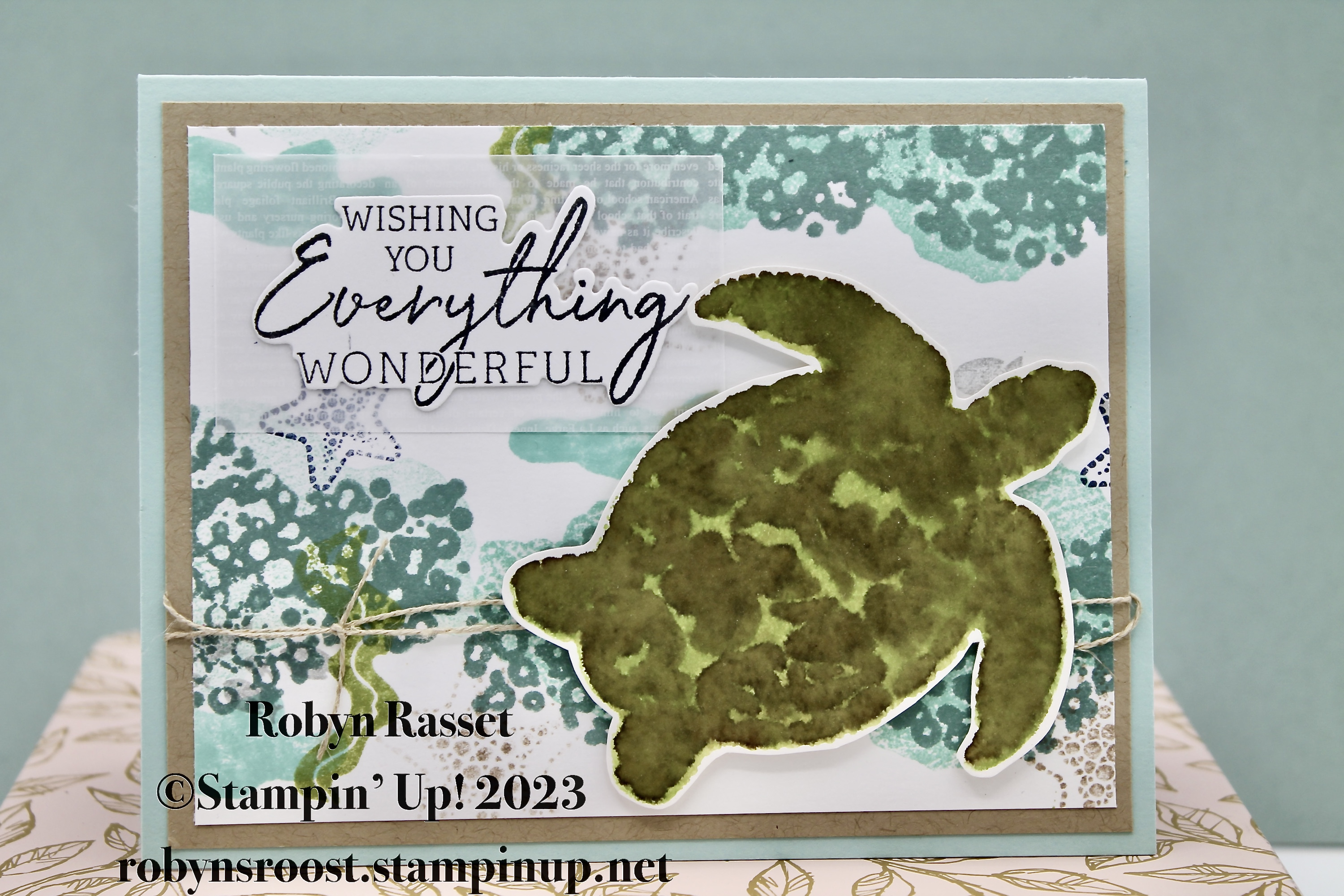 Sea Turtles – Stamping@Robyn's Roost