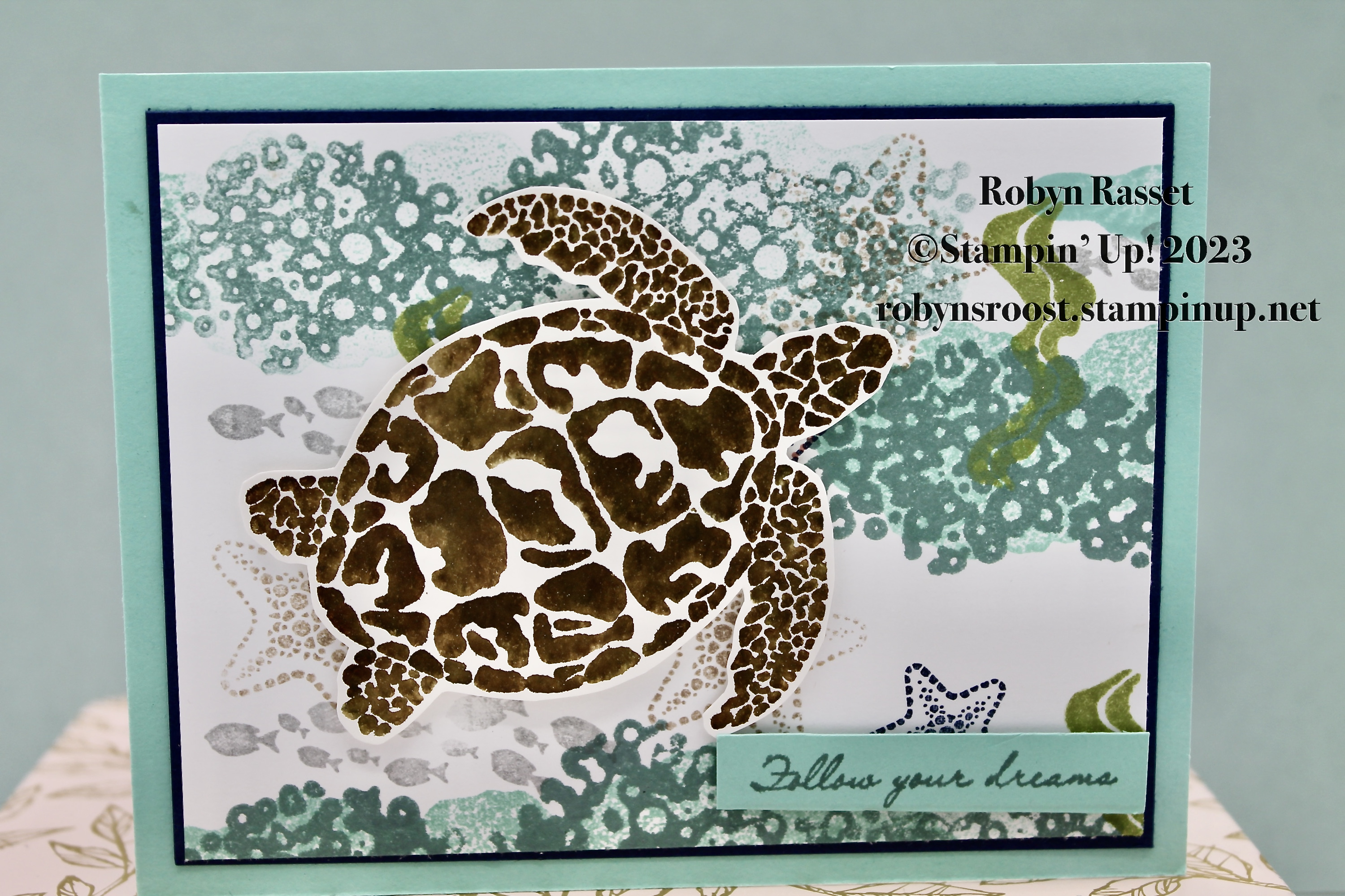 Sea Turtles – Stamping@Robyn's Roost