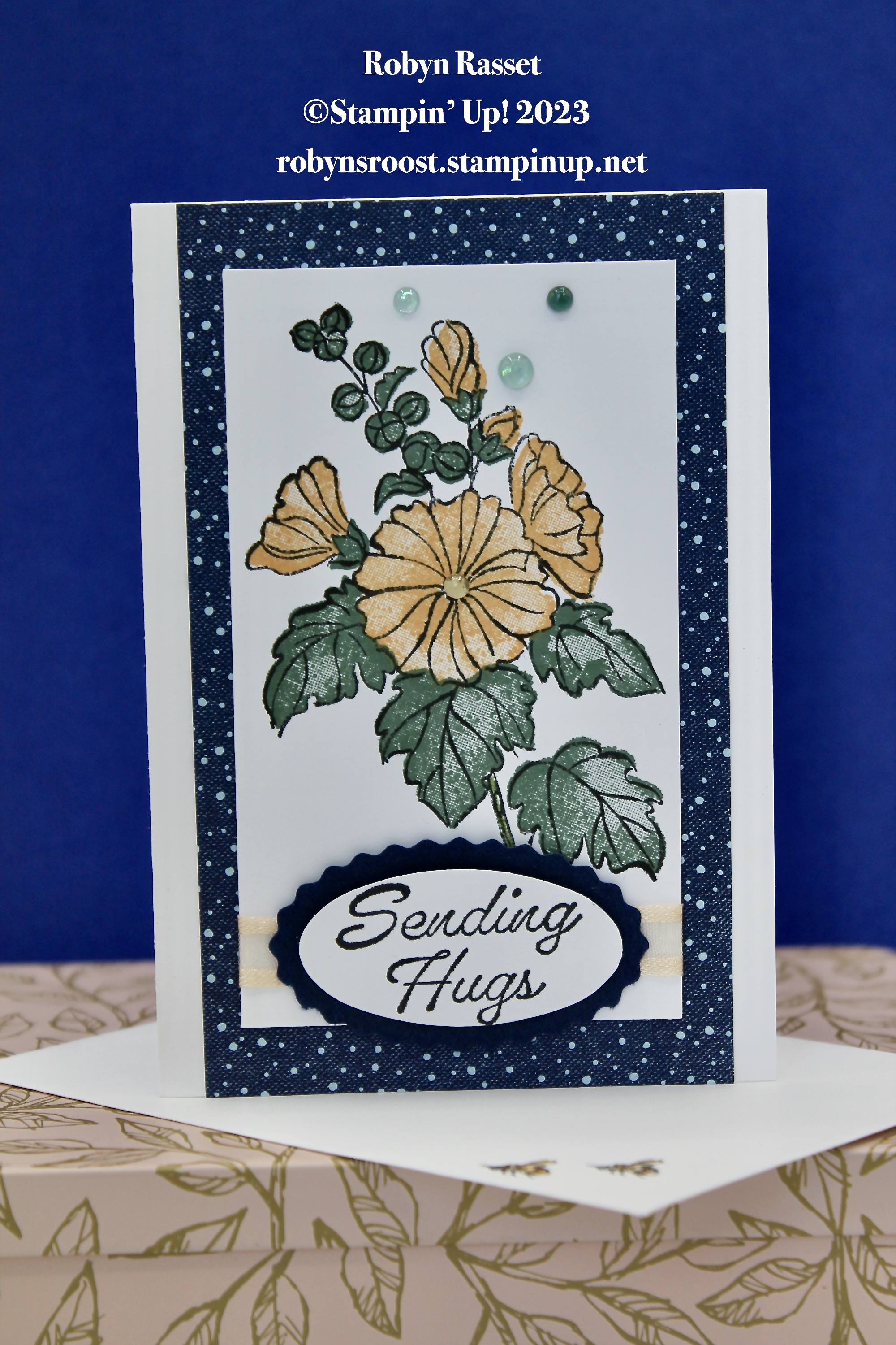 Sending Hugs Card – Stamping@Robyn's Roost
