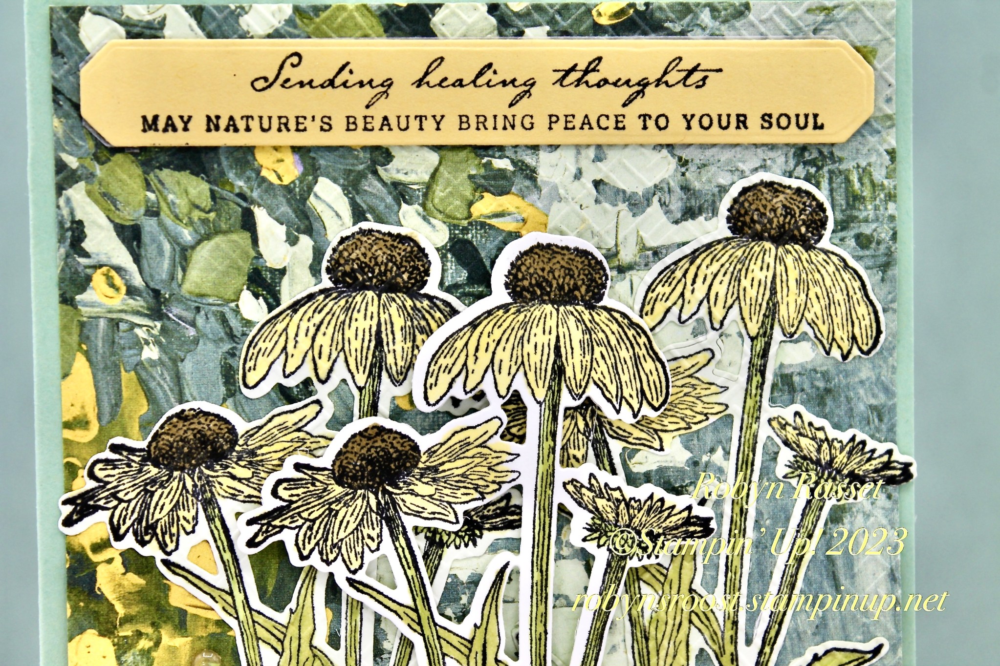 Embedded Embossing – Stamping@Robyn's Roost