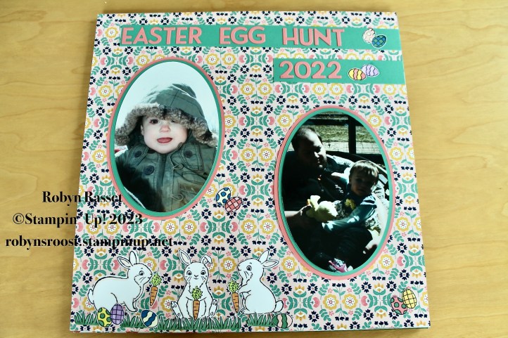 Easter Scrapbook Pages – Stamping@Robyn's Roost