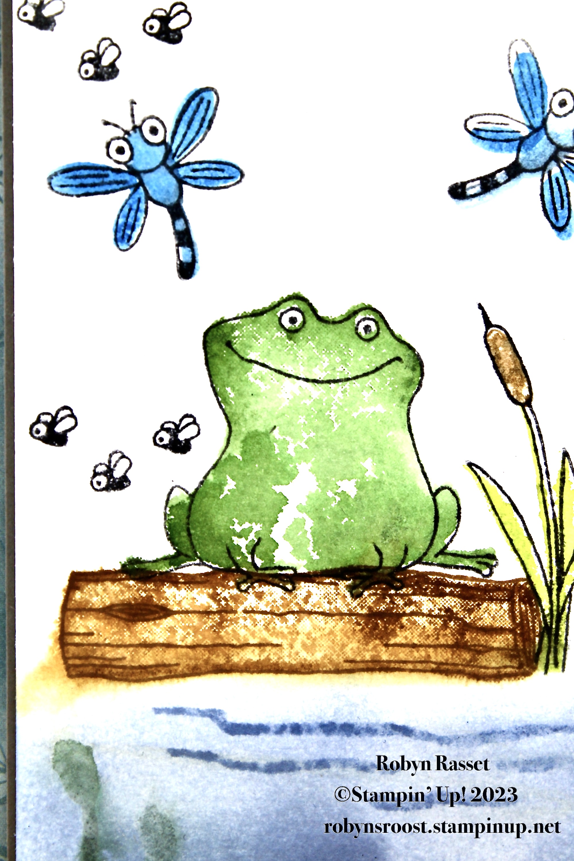 At the Pond – Stamping@Robyn's Roost