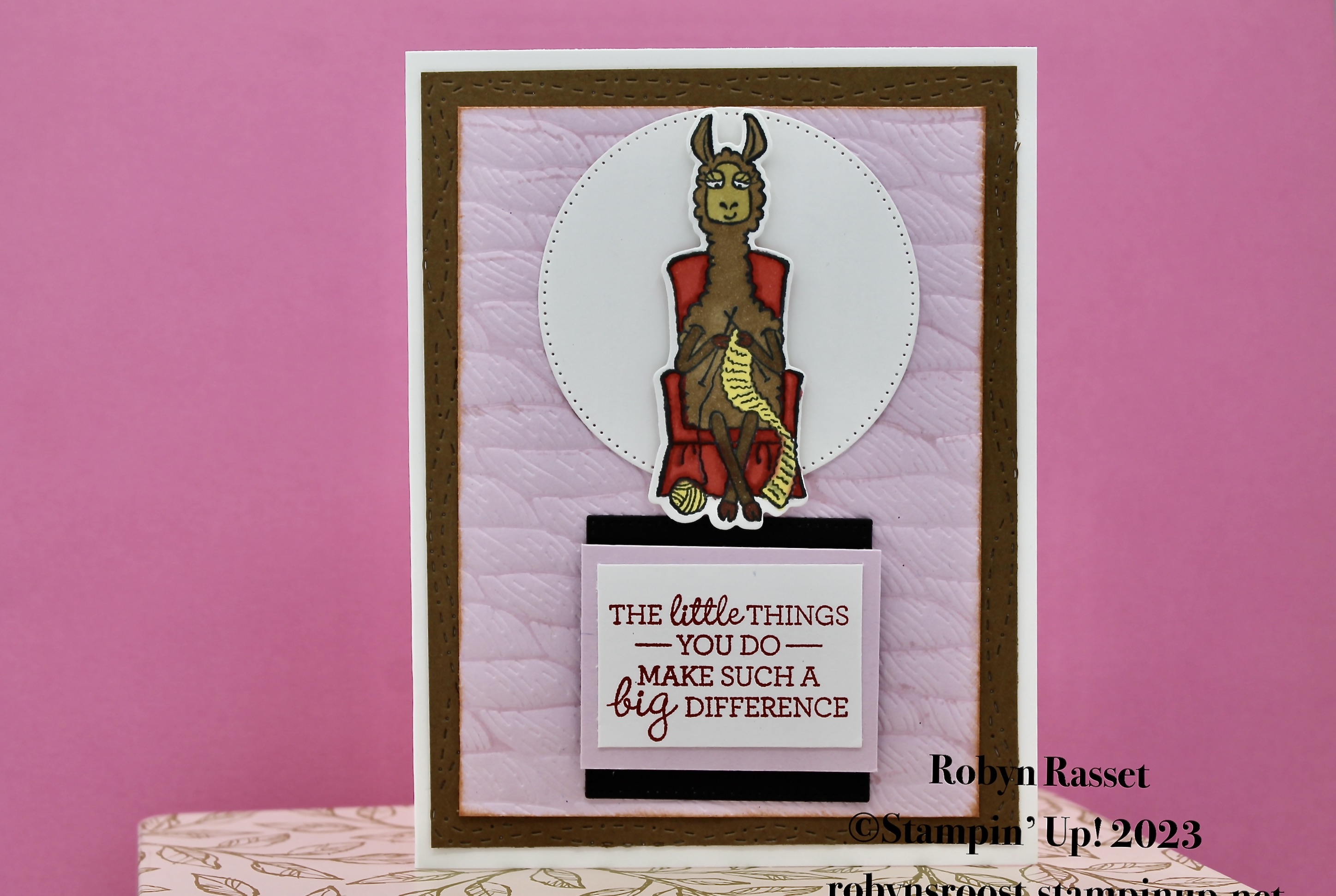 You Make a Difference – Stamping@Robyn's Roost