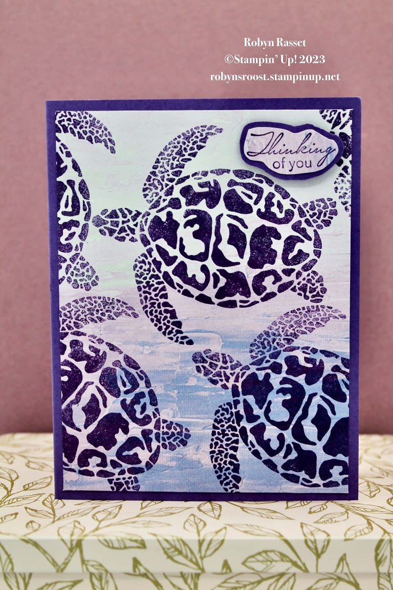 Simple Stamping with Sea Turtles – Stamping@Robyn's Roost