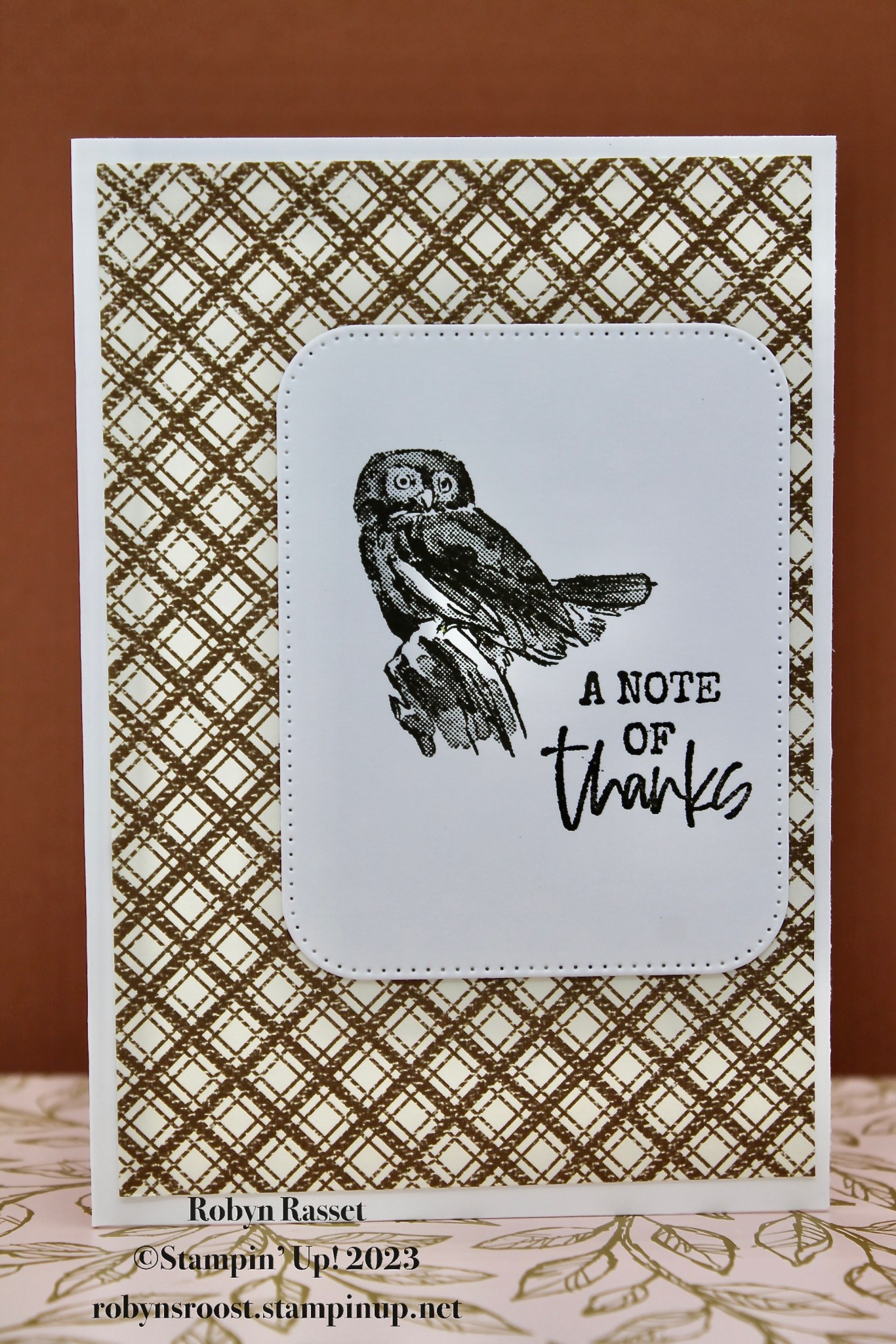 Just a Note – Stamping@Robyn's Roost