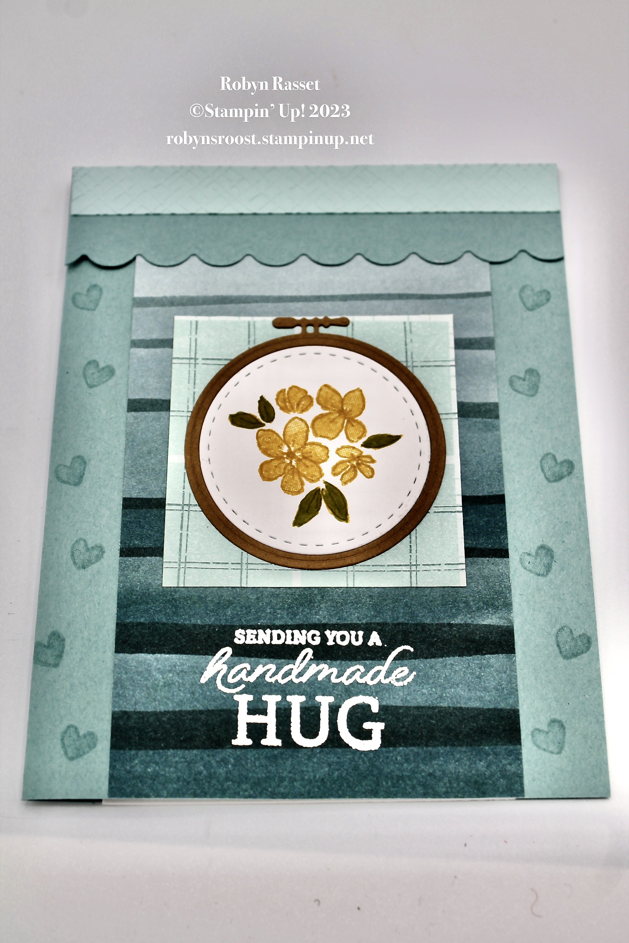 Handmade Hug – Stamping@Robyn's Roost
