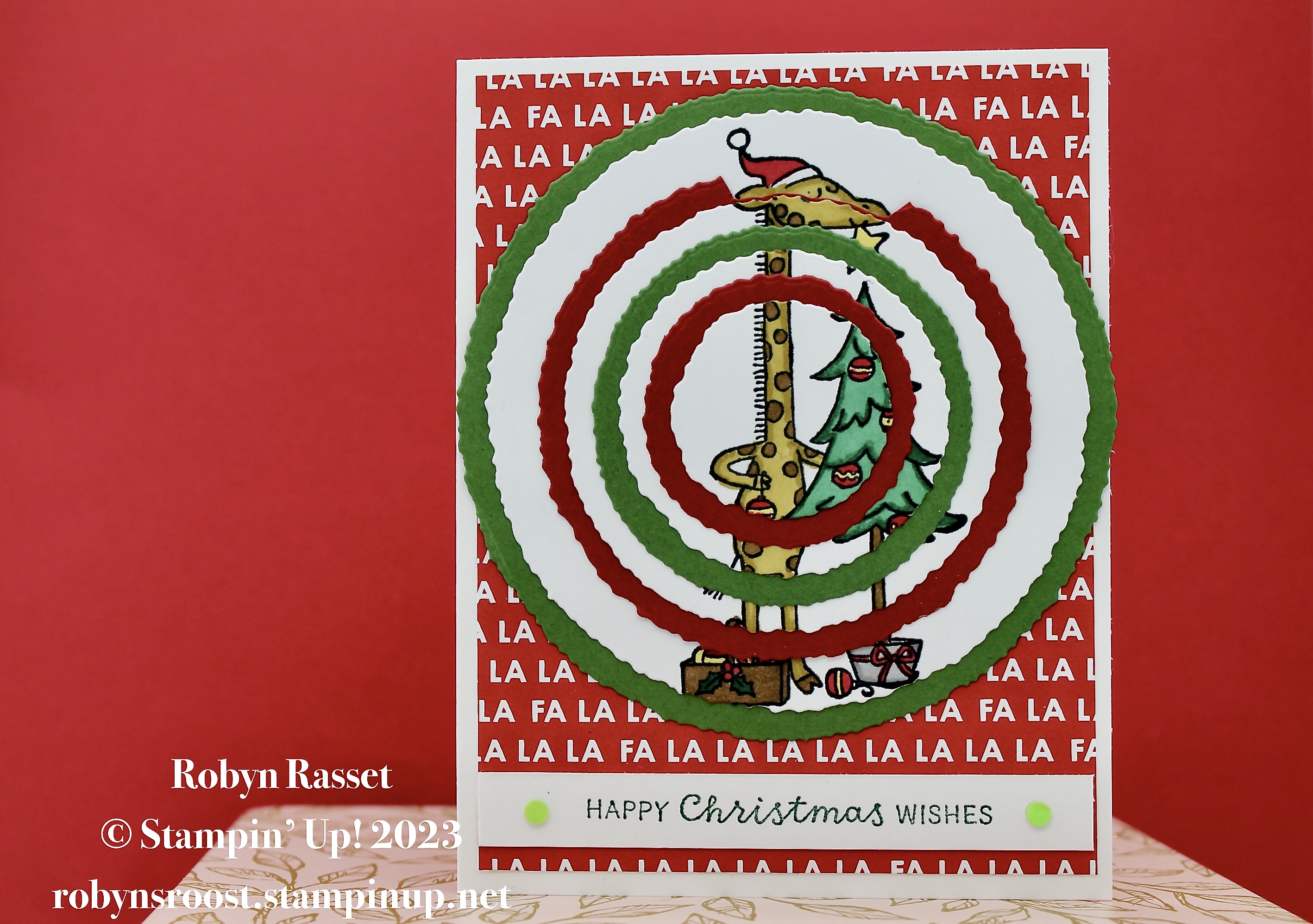 Festive Circles – Stamping@Robyn's Roost