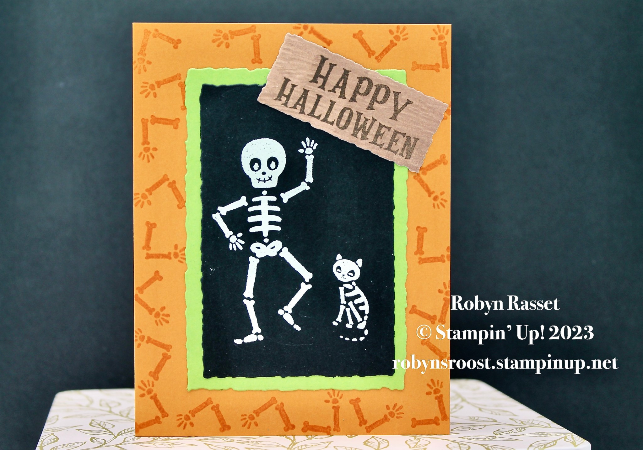 Bag of Bones – Stamping@Robyn's Roost