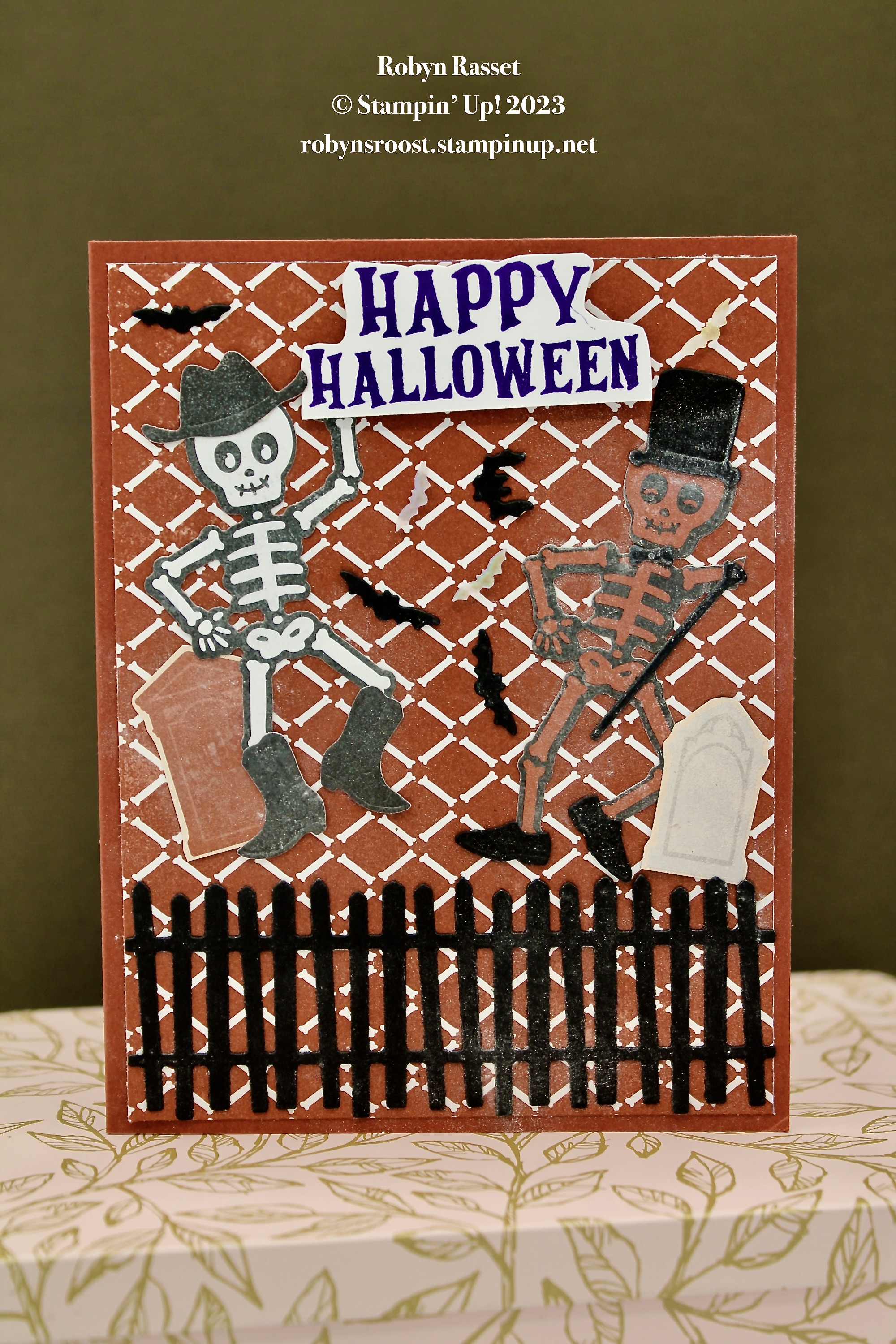 Them Bones Designer Series Paper – Stamping@Robyn's Roost