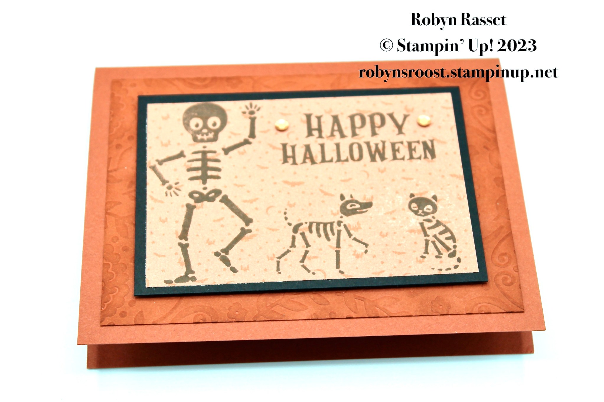 Them Bones Designer Series Paper Part II – Stamping@Robyn's Roost