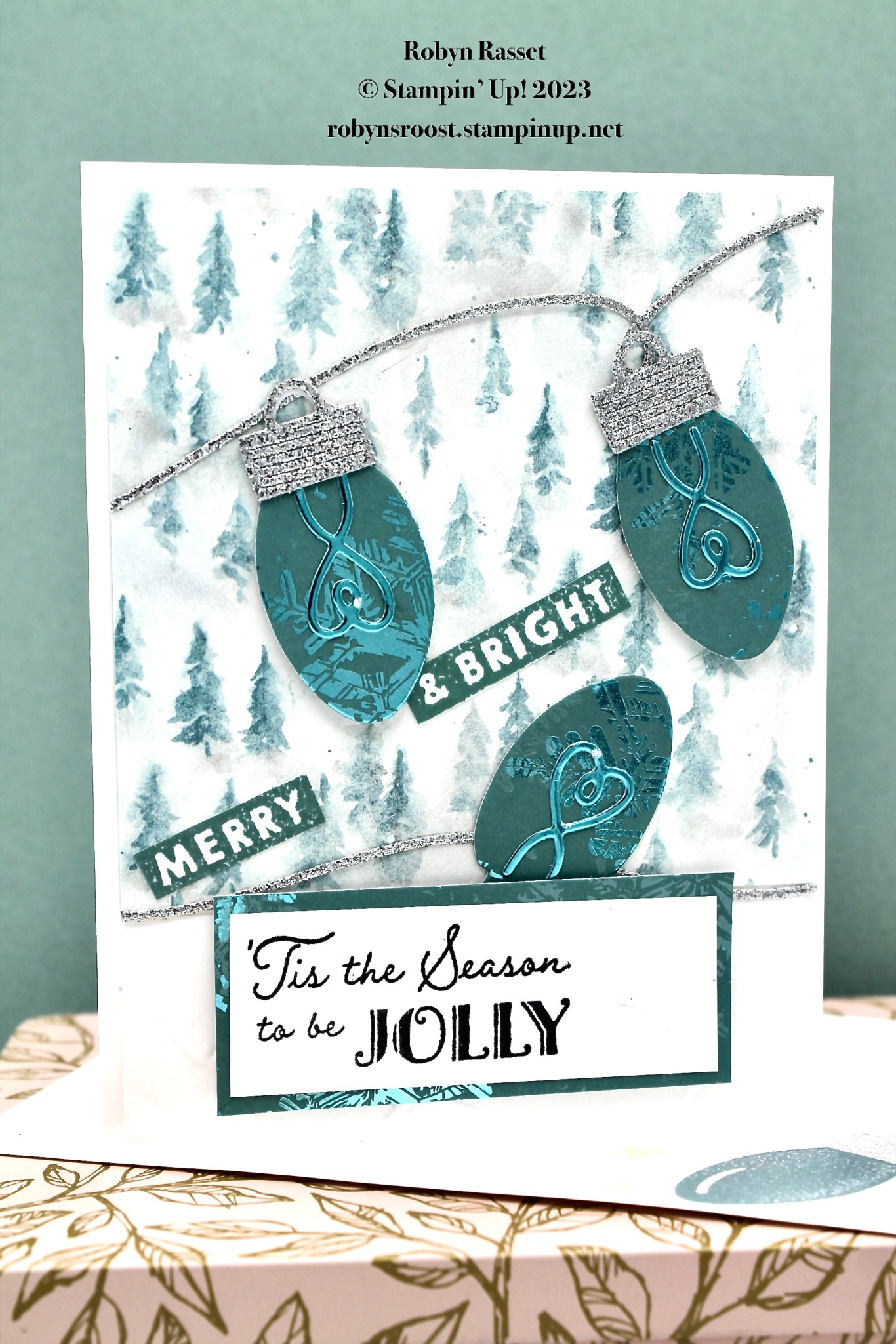 Christmas Lights Card – Stamping@Robyn's Roost