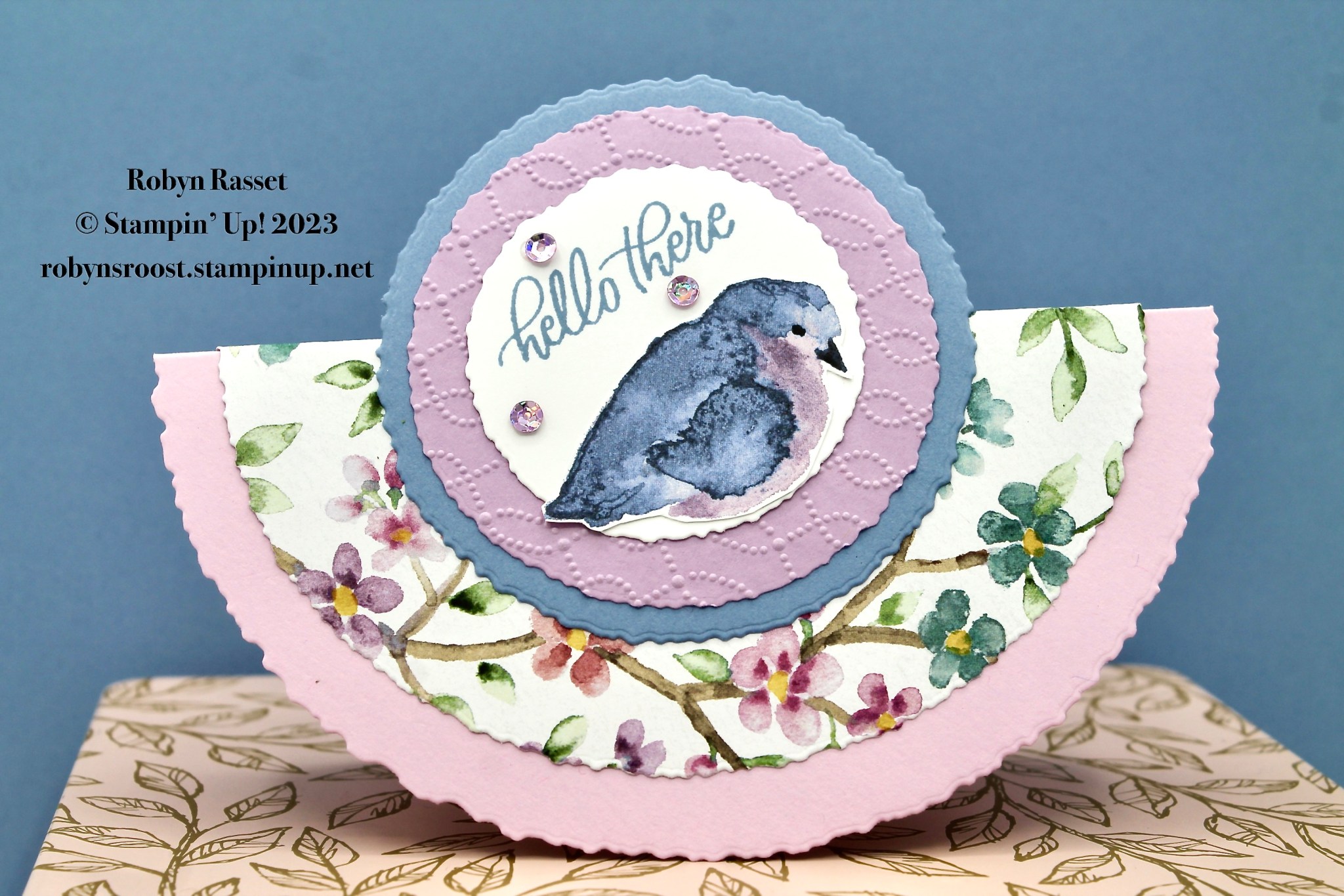 Flight & Airy Rocker Card – Stamping@Robyn's Roost