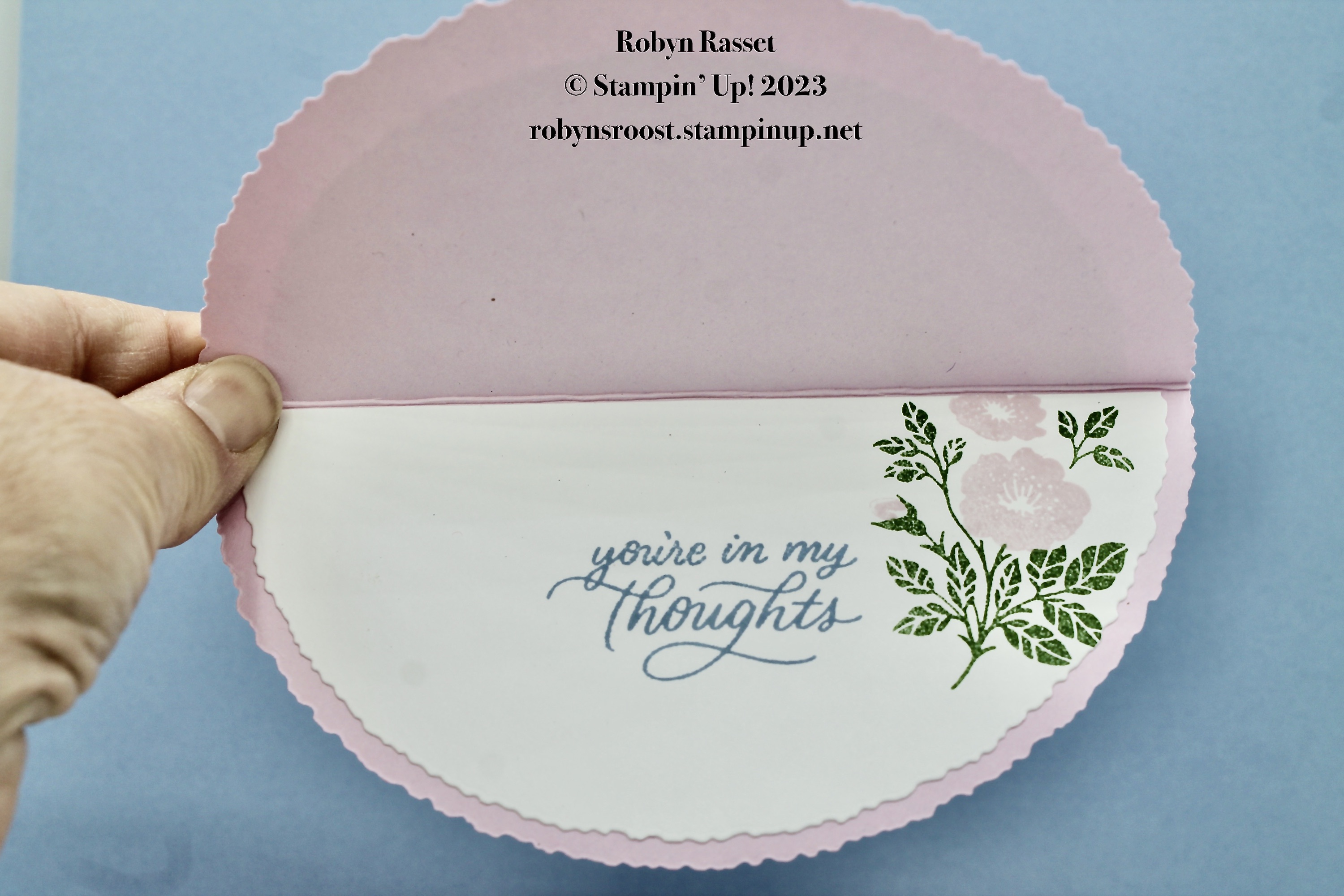 Flight & Airy Rocker Card – Stamping@Robyn's Roost