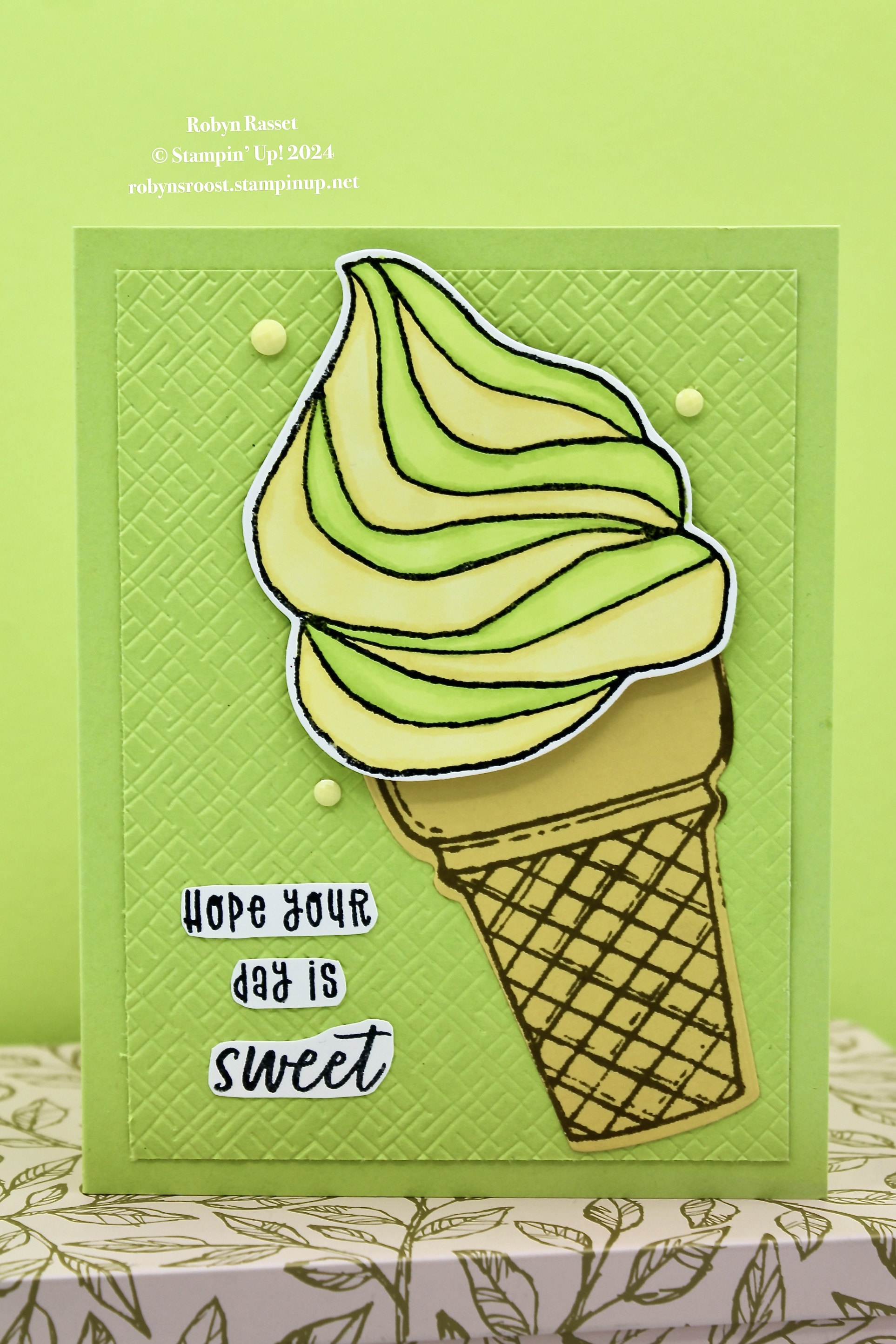 Ice Cream Swirl – Stamping@Robyn's Roost