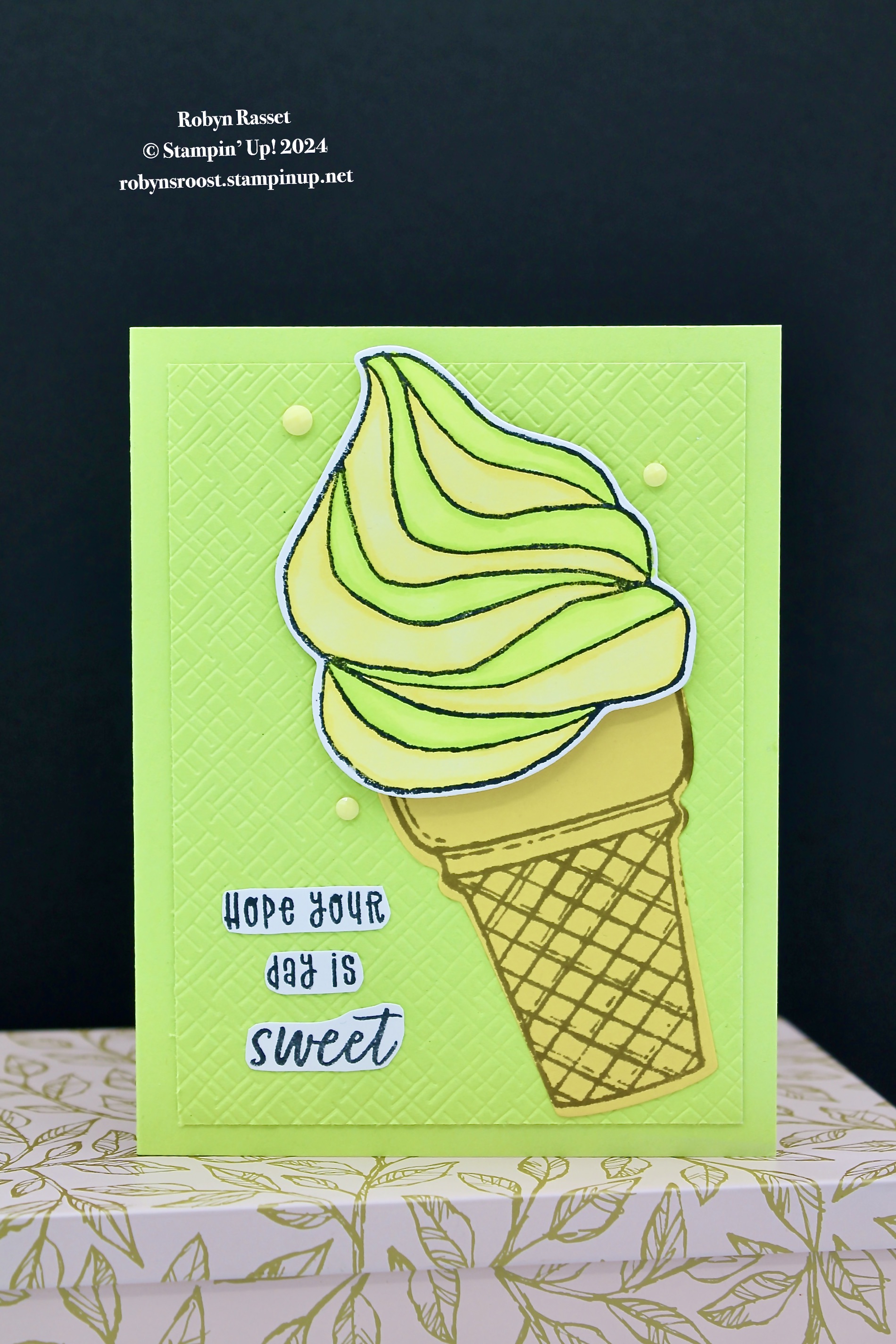 Ice Cream Swirl – Stamping@Robyn's Roost