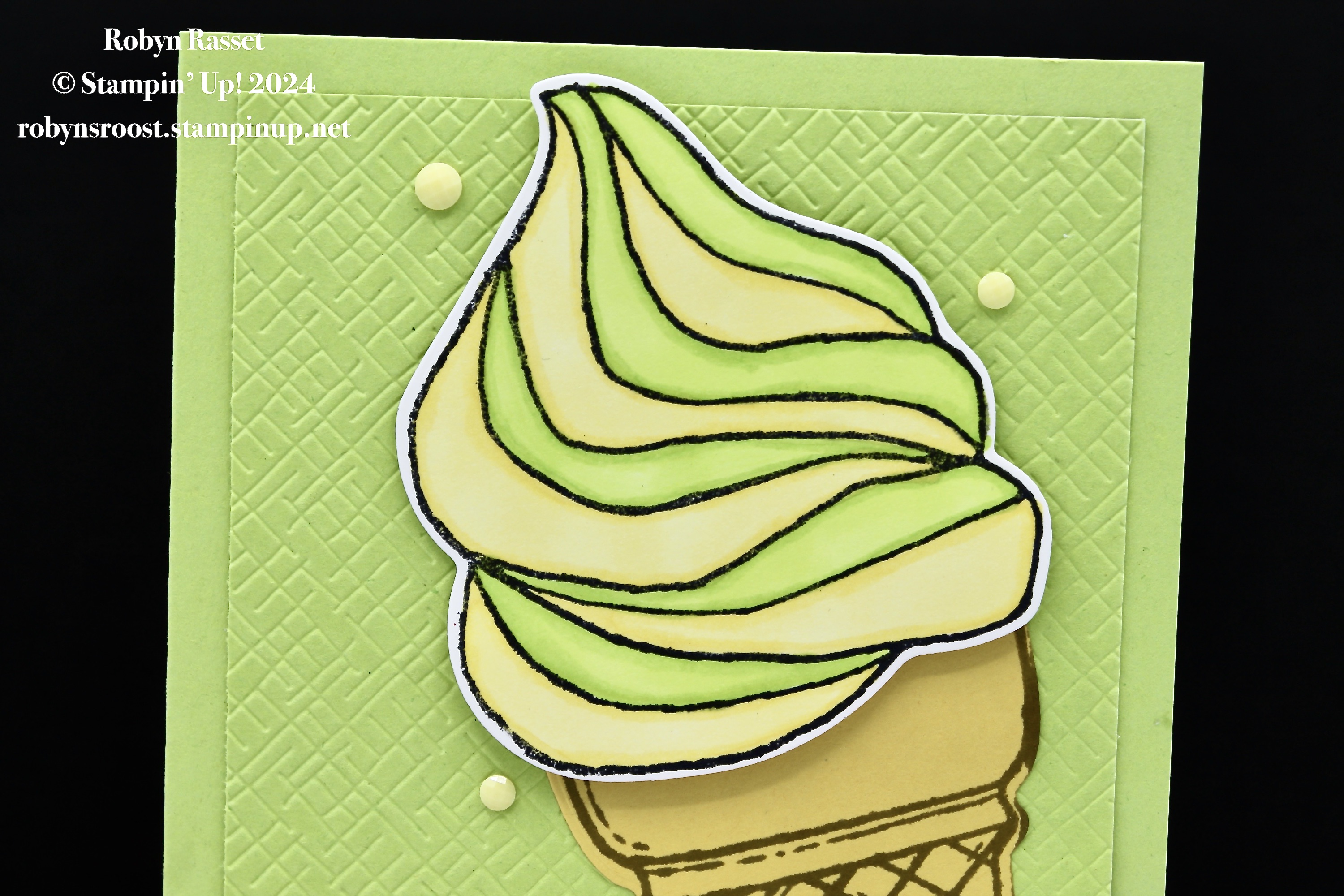 Ice Cream Swirl – Stamping@Robyn's Roost