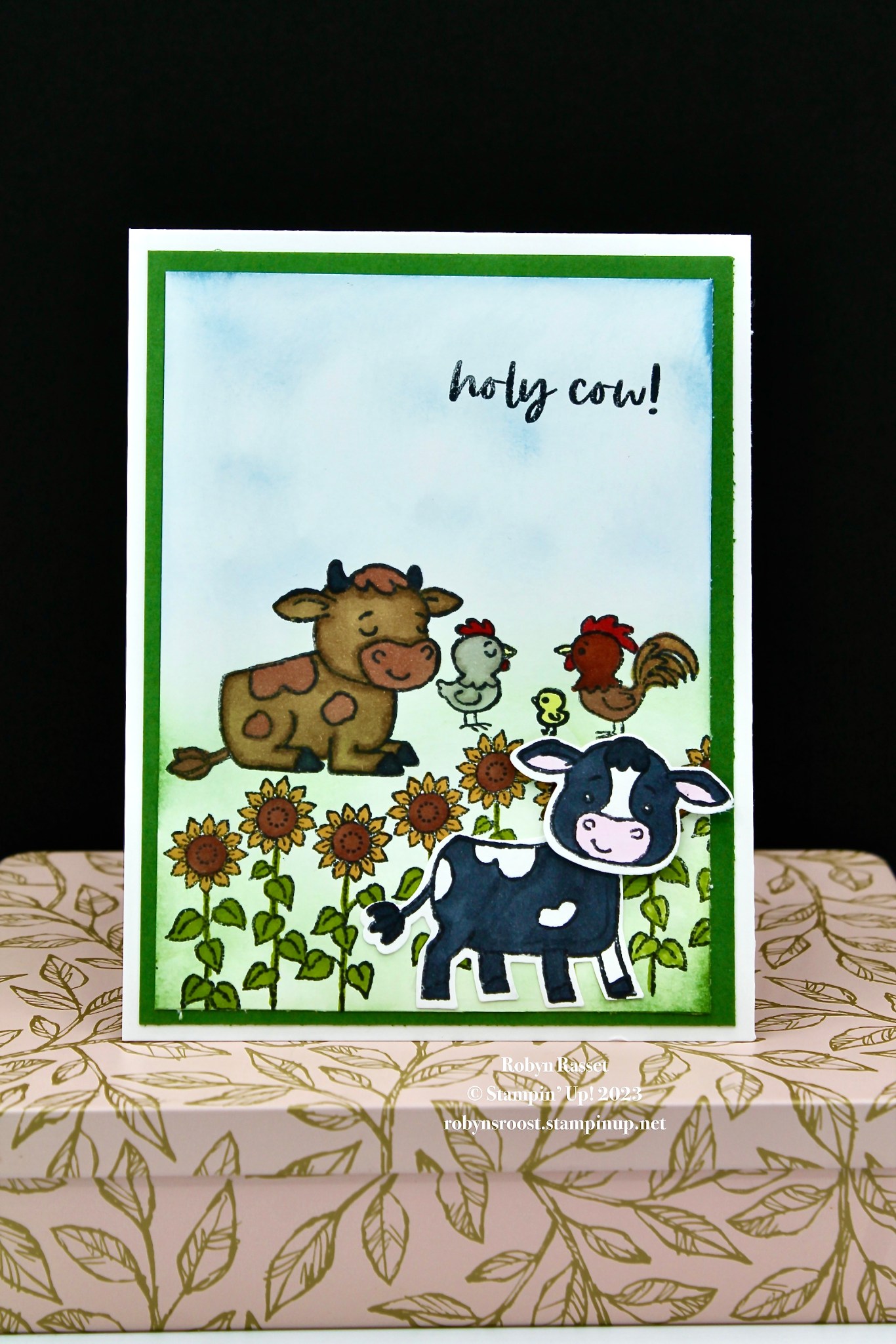 Cutest Cows Card – Stamping@Robyn's Roost