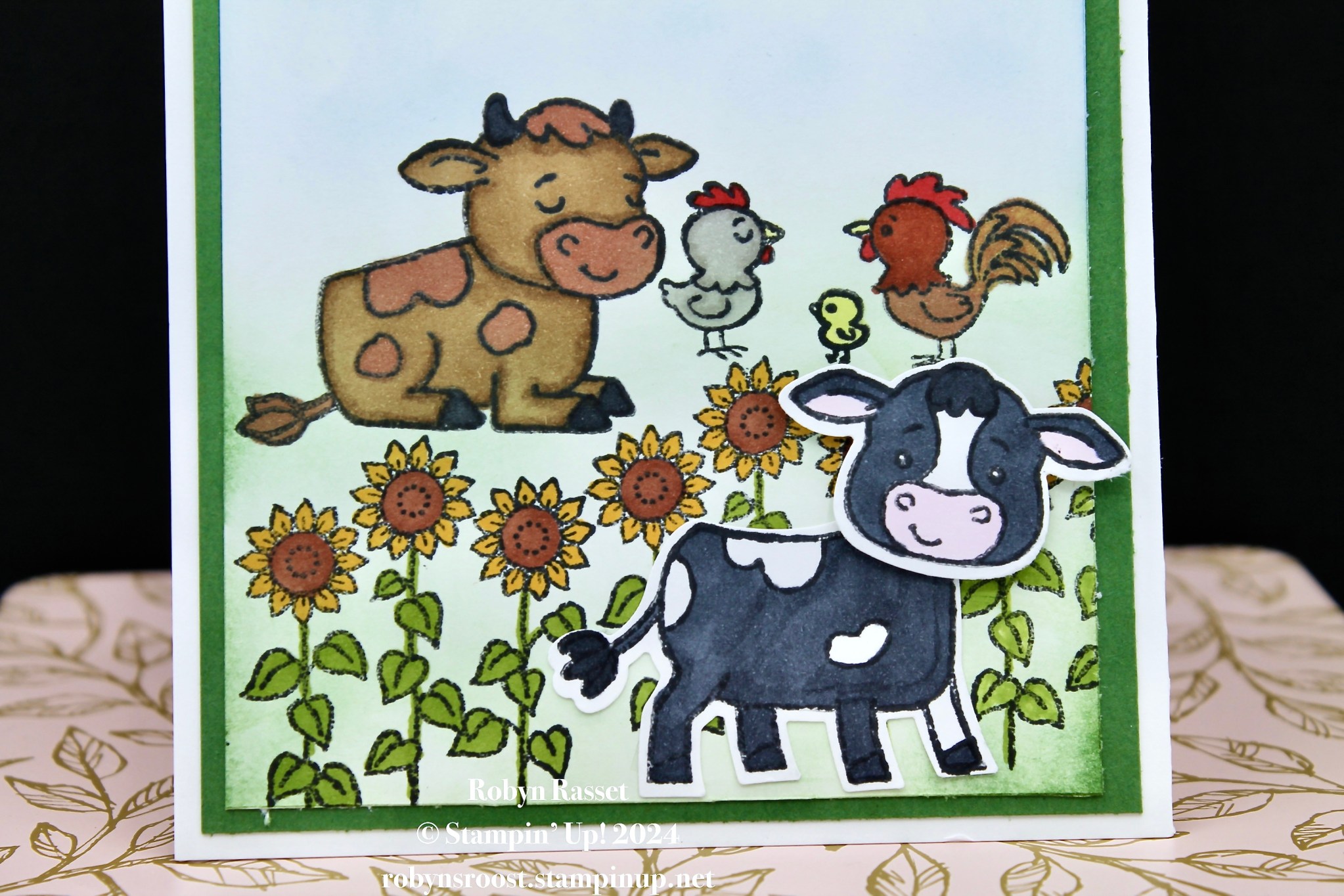 Cutest Cows Card – Stamping@Robyn's Roost