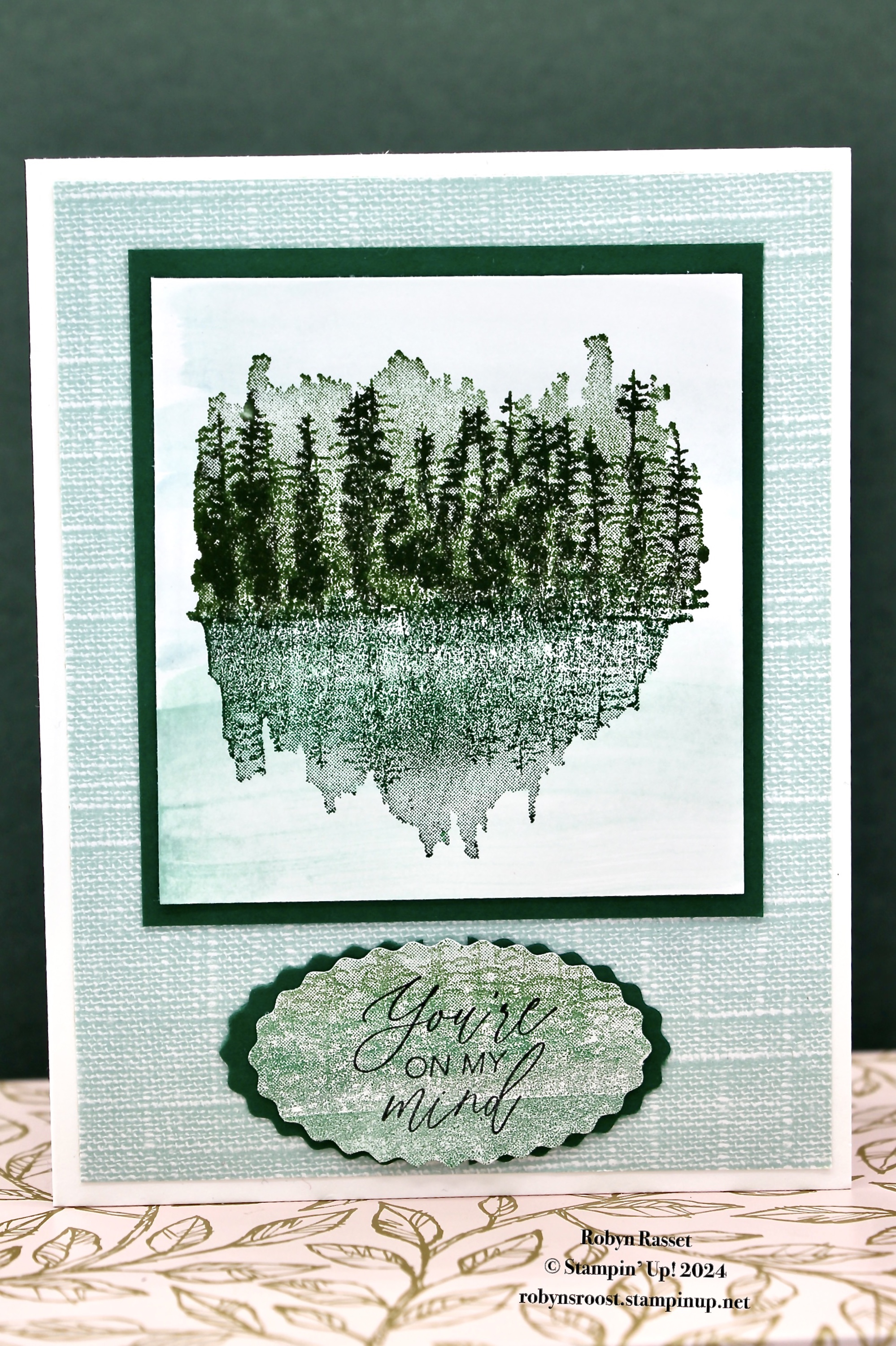 Quiet Reflection – Stamping@Robyn's Roost