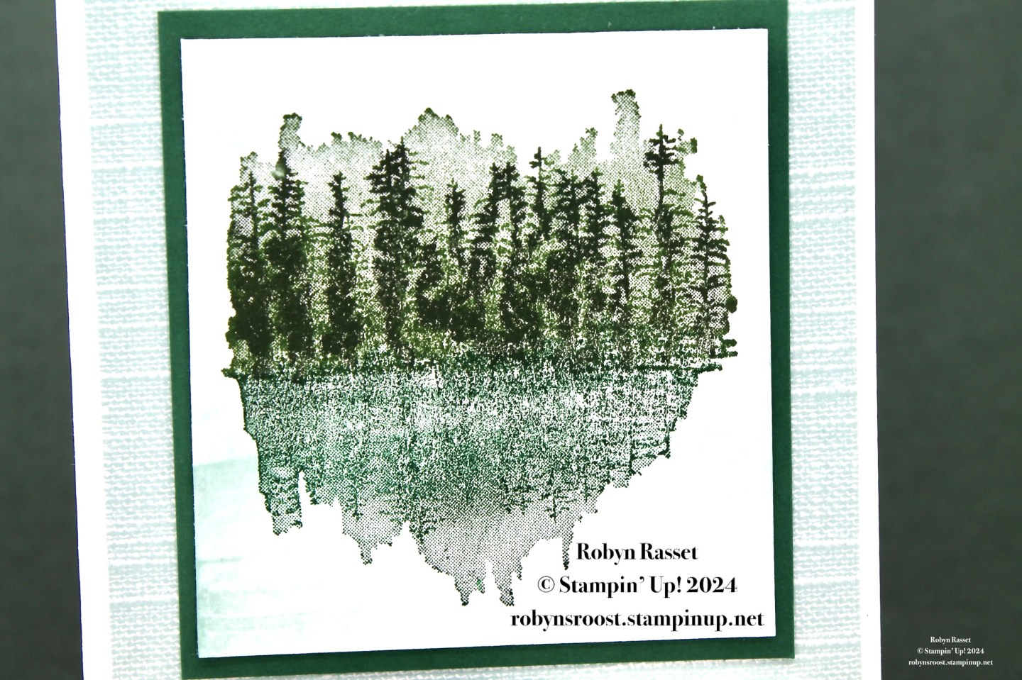 Quiet Reflection – Stamping@Robyn's Roost