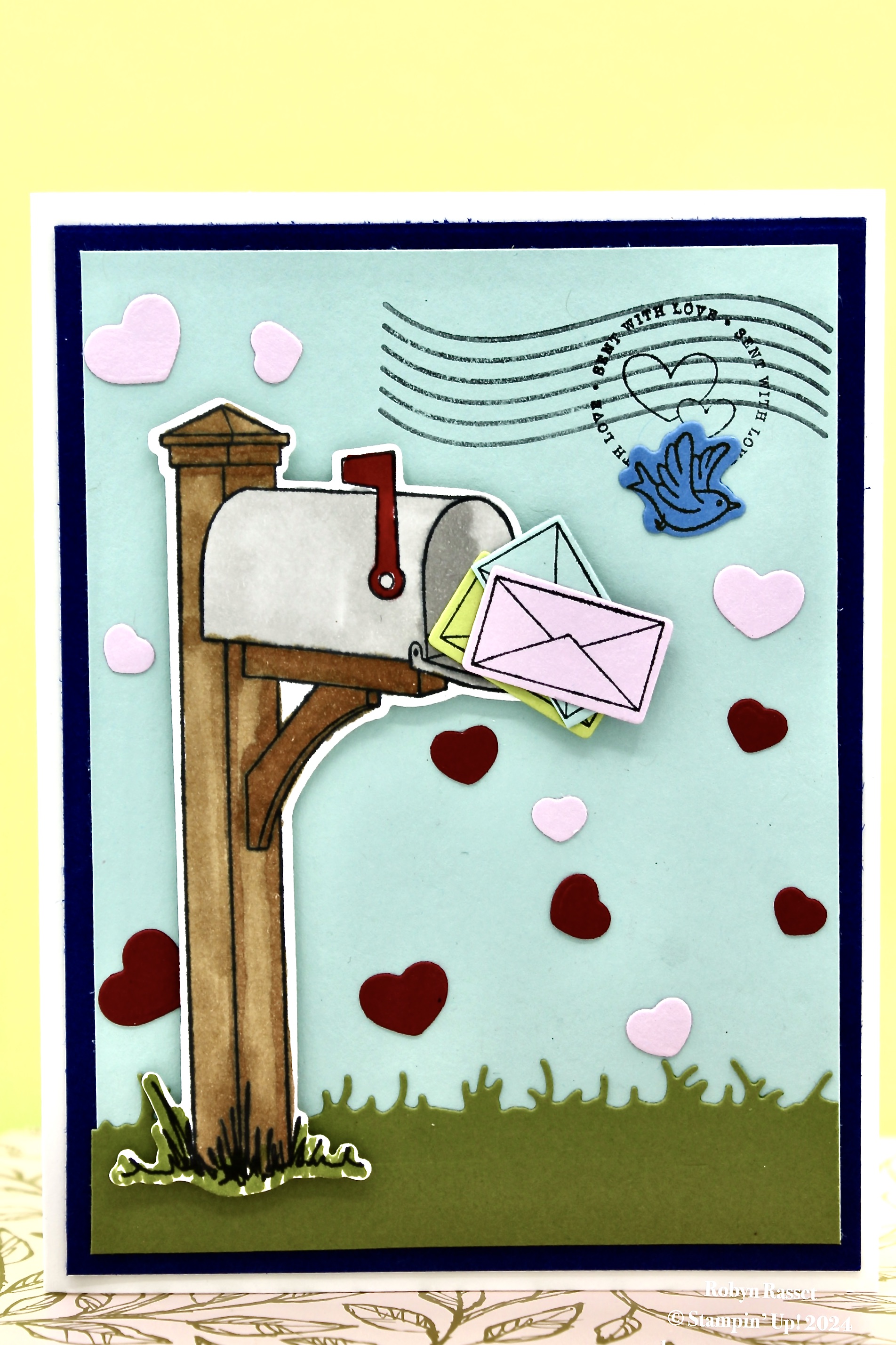Sending Love Mailbox Part 3 – Stamping@Robyn's Roost