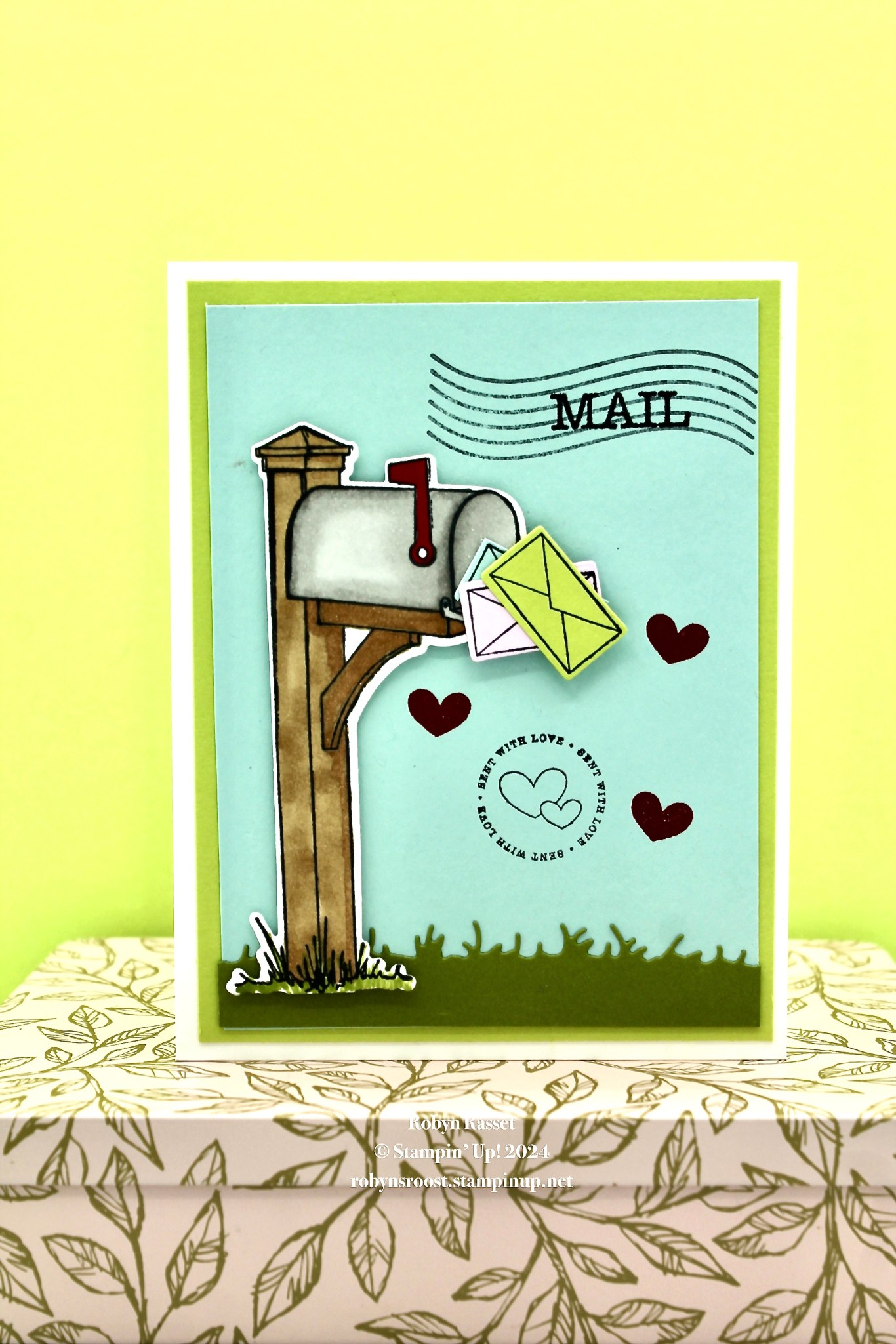 Sending Love Mailbox Part 3 – Stamping@Robyn's Roost