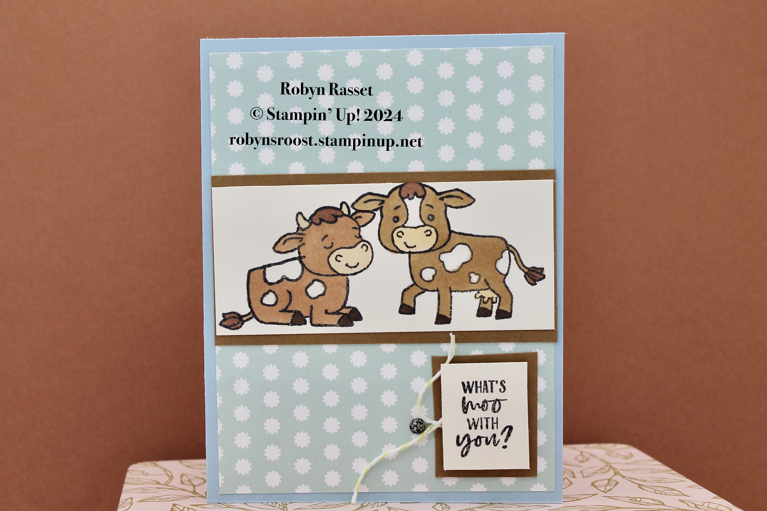 Cutest Cows – Stamping@Robyn's Roost