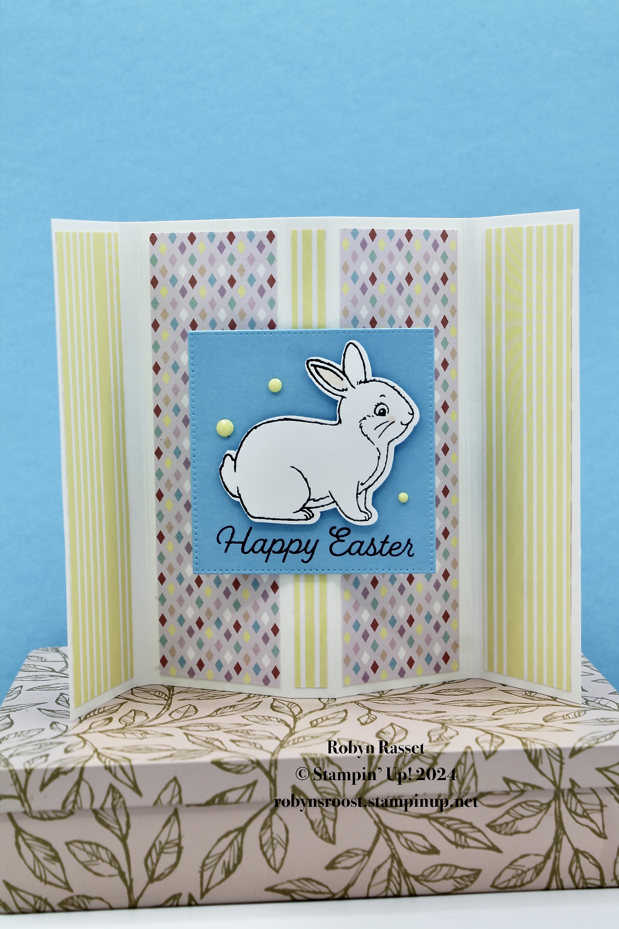 Happy Easter Fun Fold – Stamping@Robyn's Roost