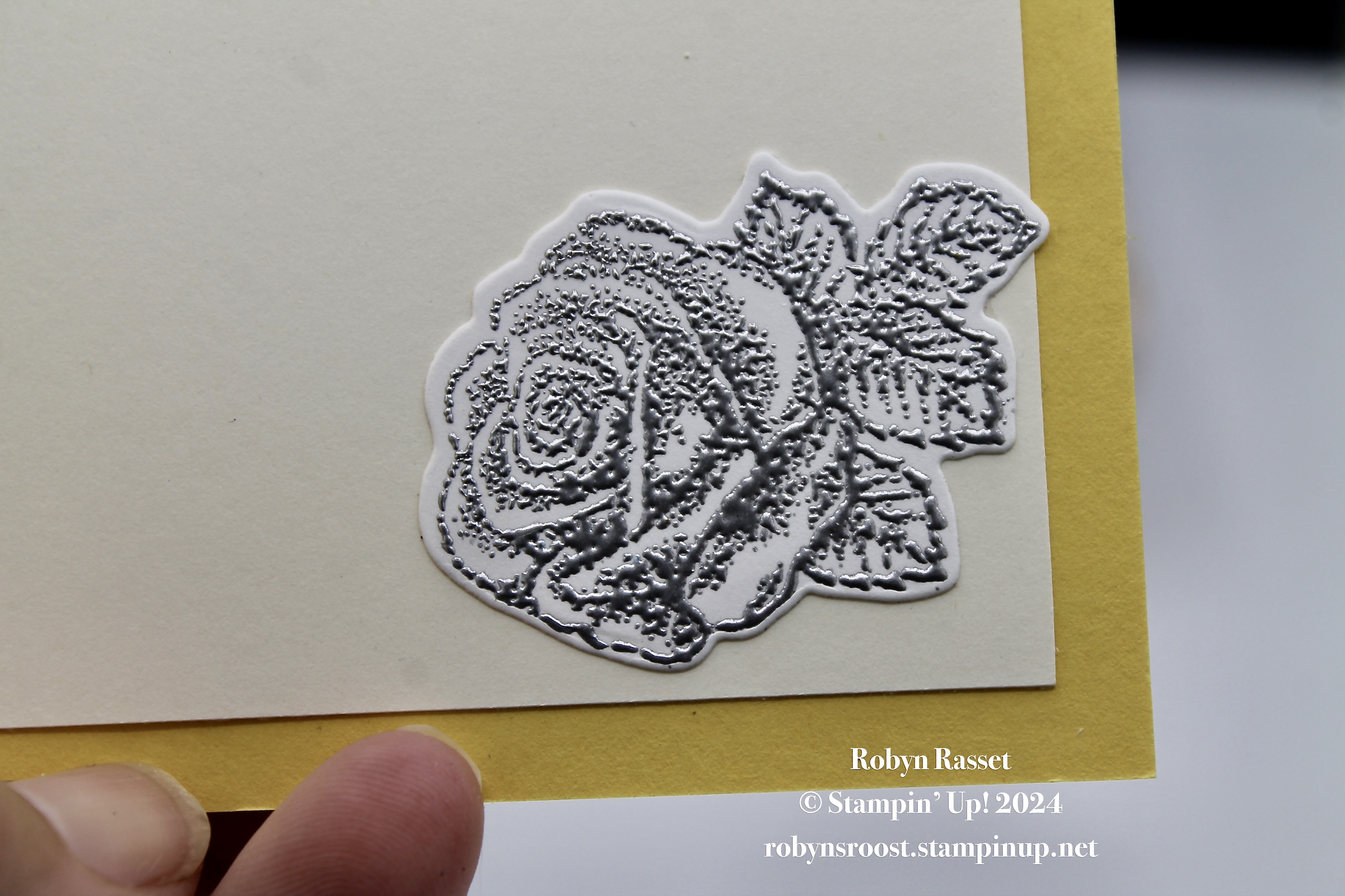Stippled Roses – Stamping@Robyn's Roost