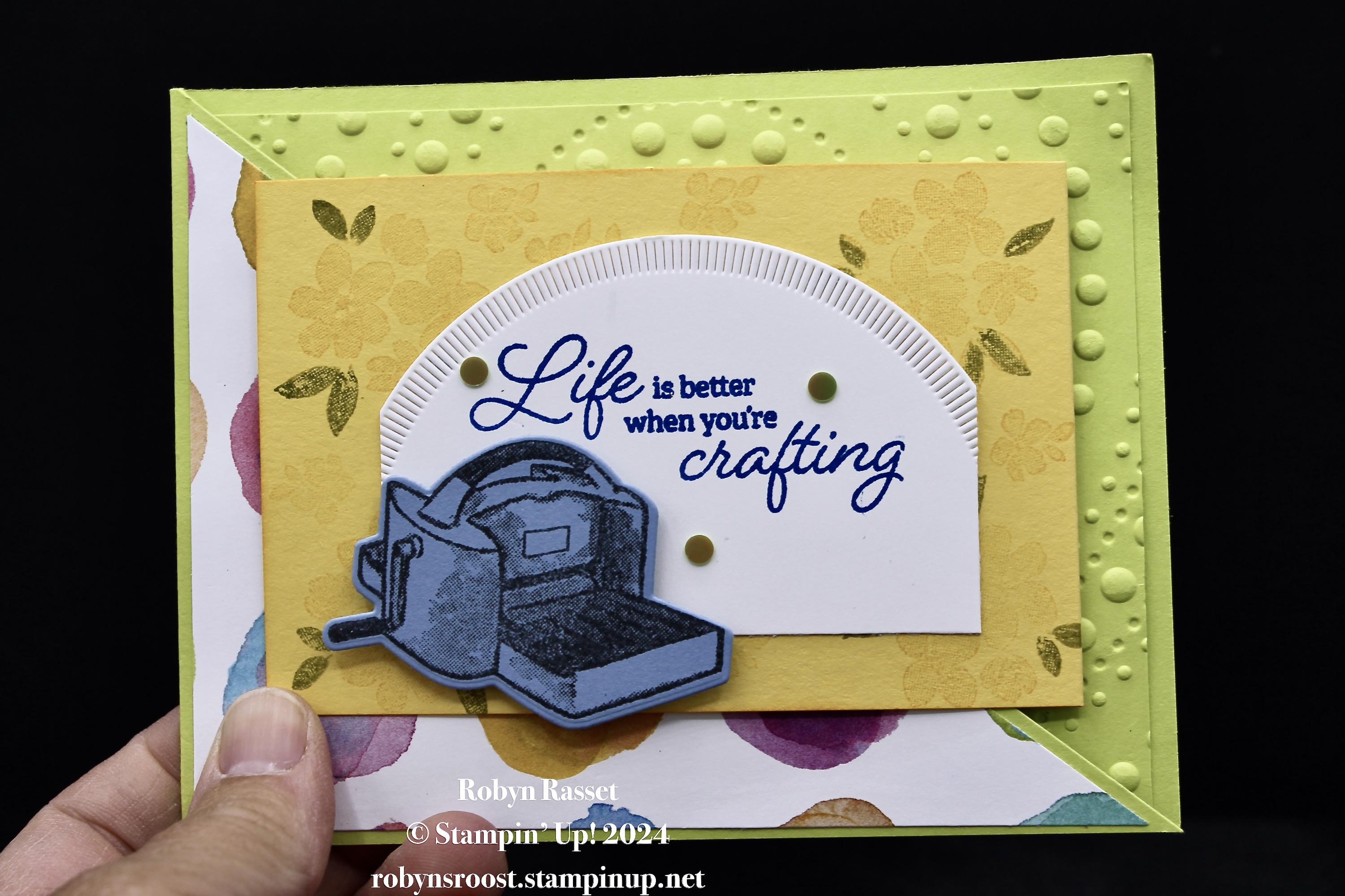 Easy Peekaboo Card with Crafting with You Stamp Set – Stamping@Robyn's ...