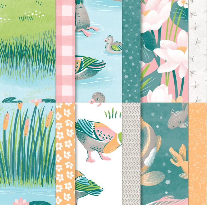 Lily Pond Lane Designer Series Paper – Cute Frog Card Tutorial ...