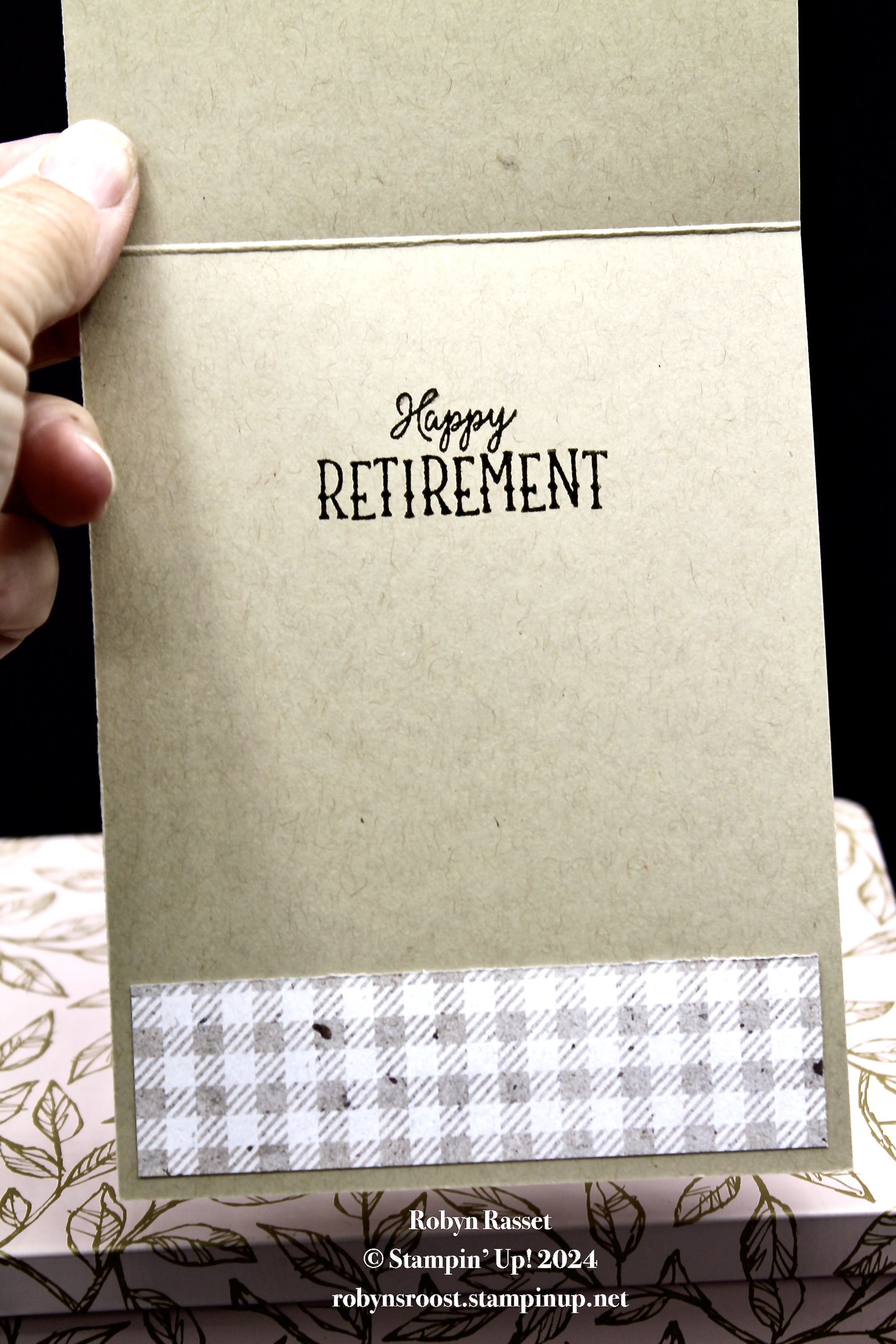Retirement Card – Stamping@Robyn's Roost