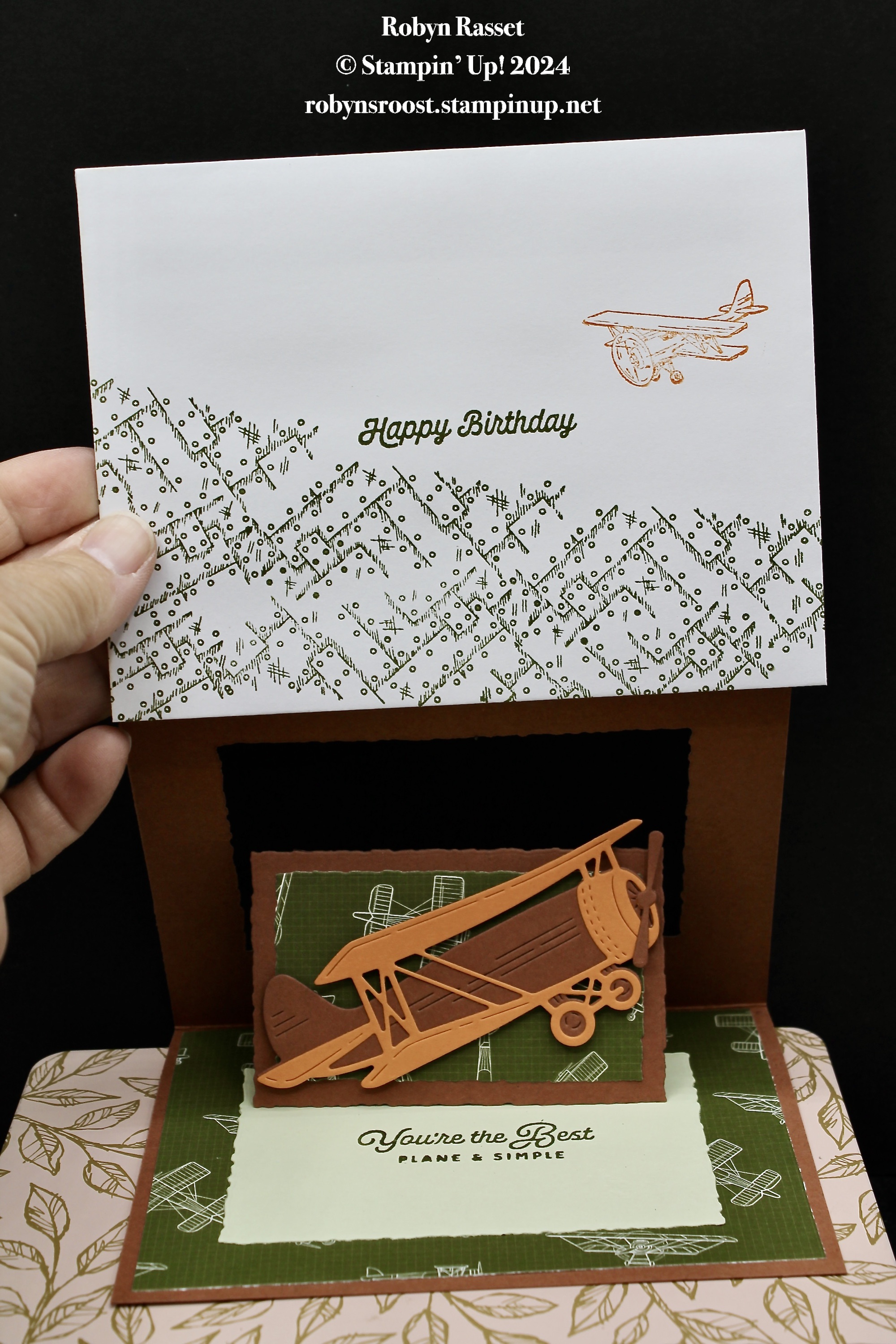 Outside In Easel Card – Stamping@Robyn's Roost