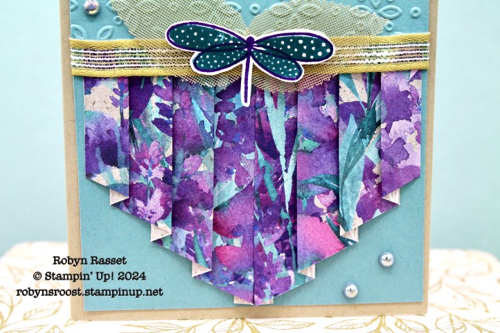 Double Drapery Fold Card – Stamping@Robyn's Roost