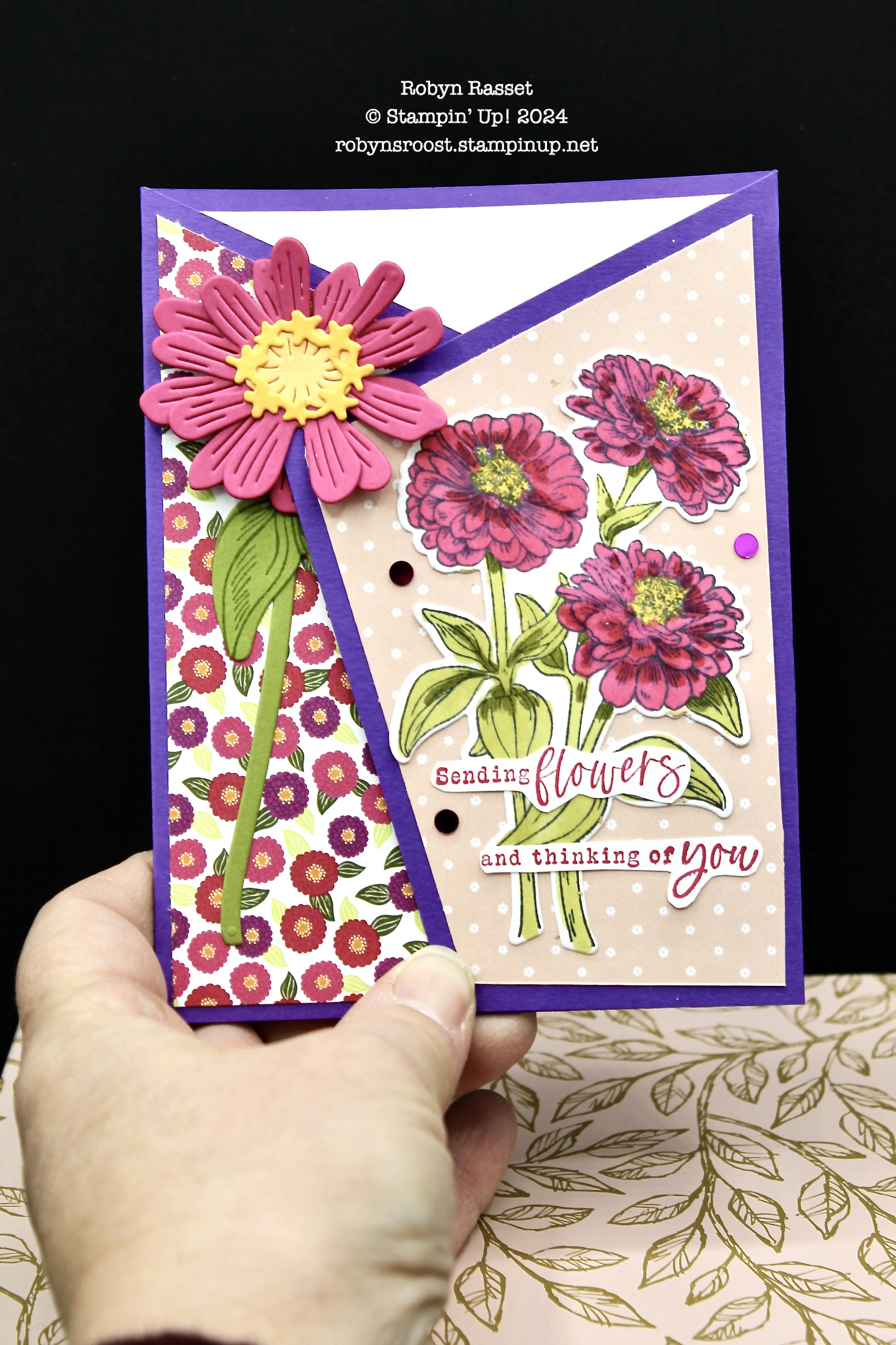 Trifold Collar Card Card – Stamping@Robyn's Roost
