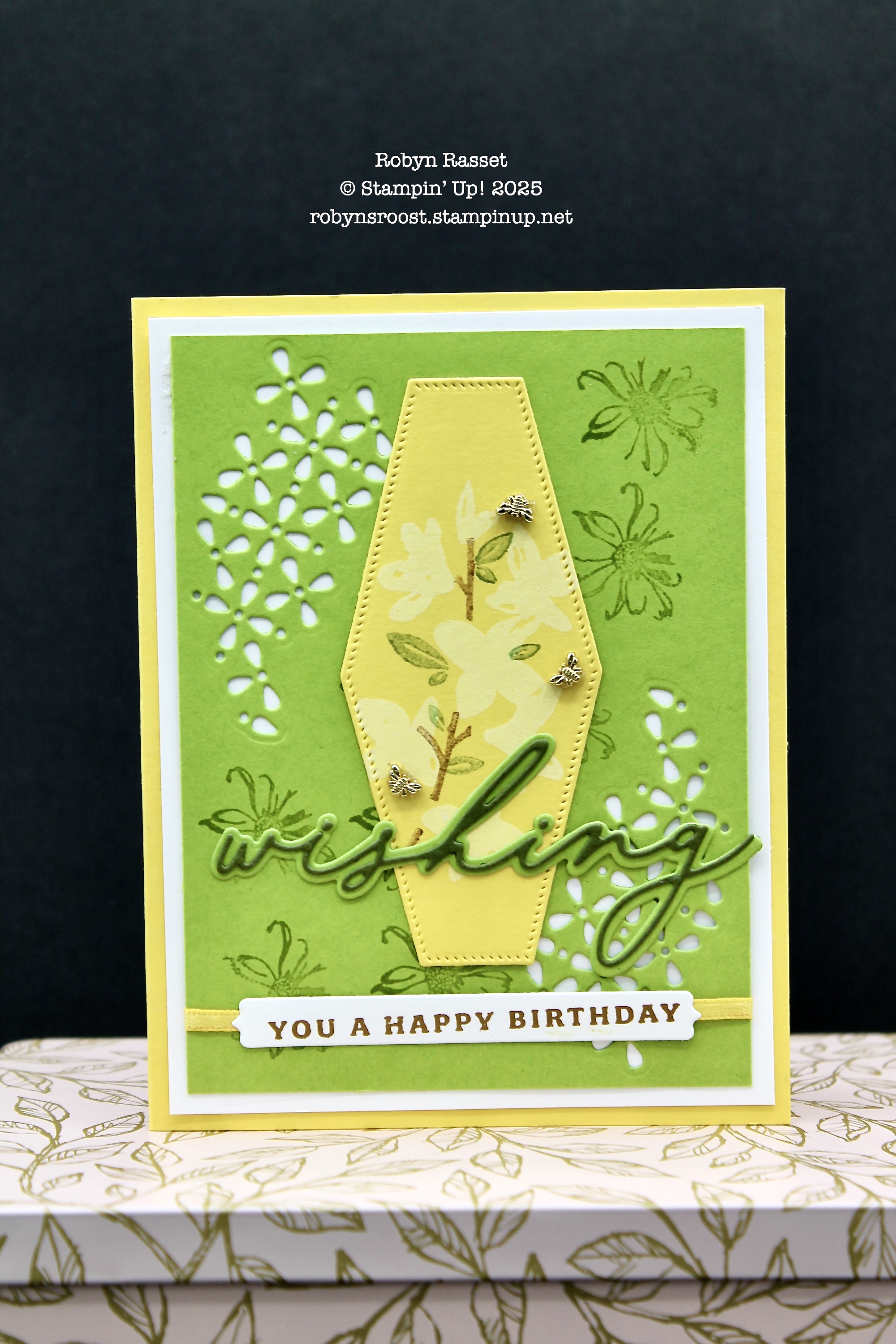 Delightful Wishes Birthday Card – Stamping@Robyn's Roost